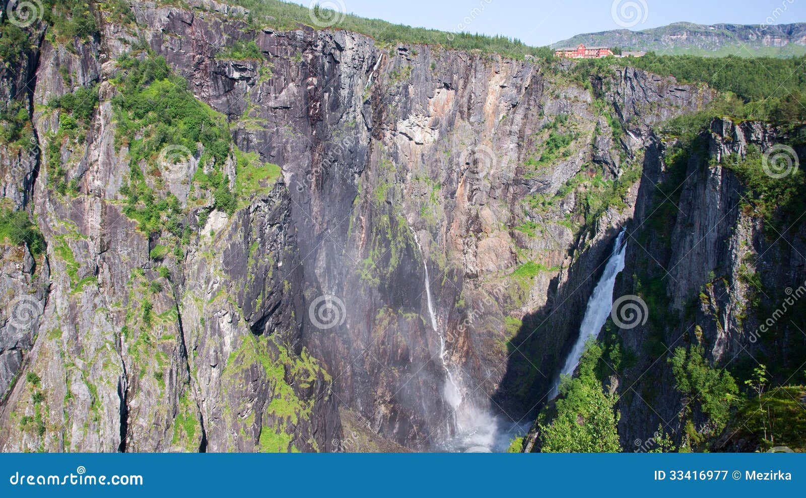 Voringfossen Waterfall in Norway Stock Image - Image of tranquil ...