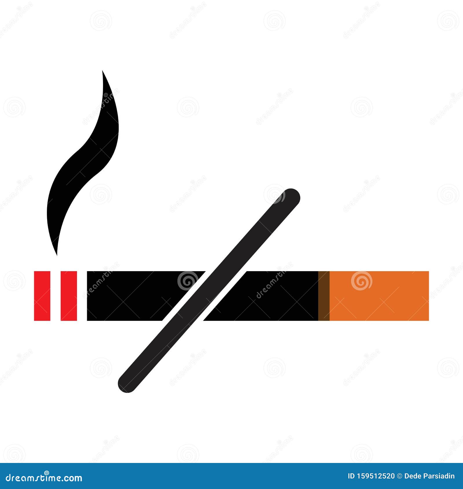 Vorlage Zur Illustration Von Rauchen-Symbol-Vector-Logos Vektor ...