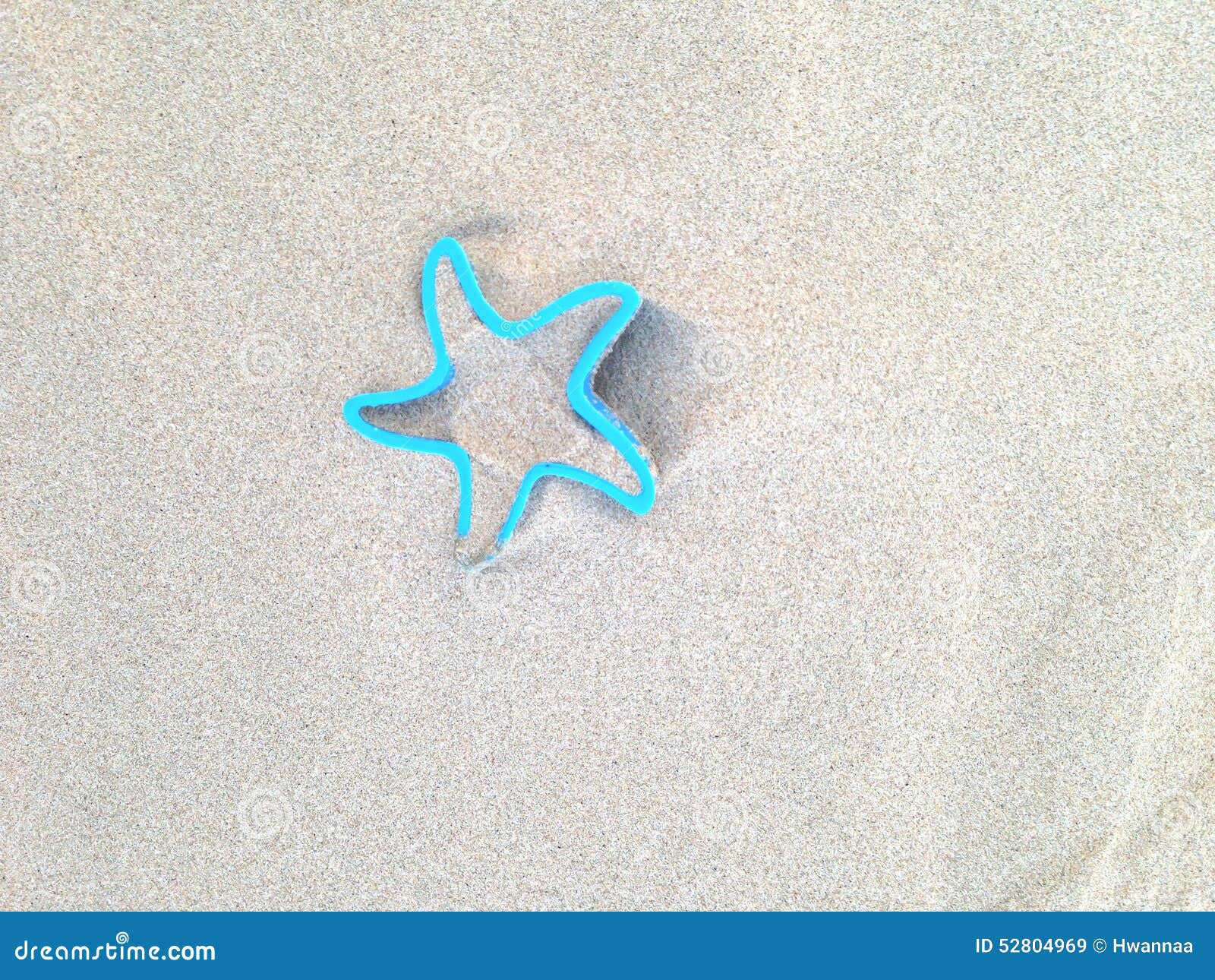 Vorm Van Ster Op Het Strand Stock Afbeelding - Image of kust, vorm ...