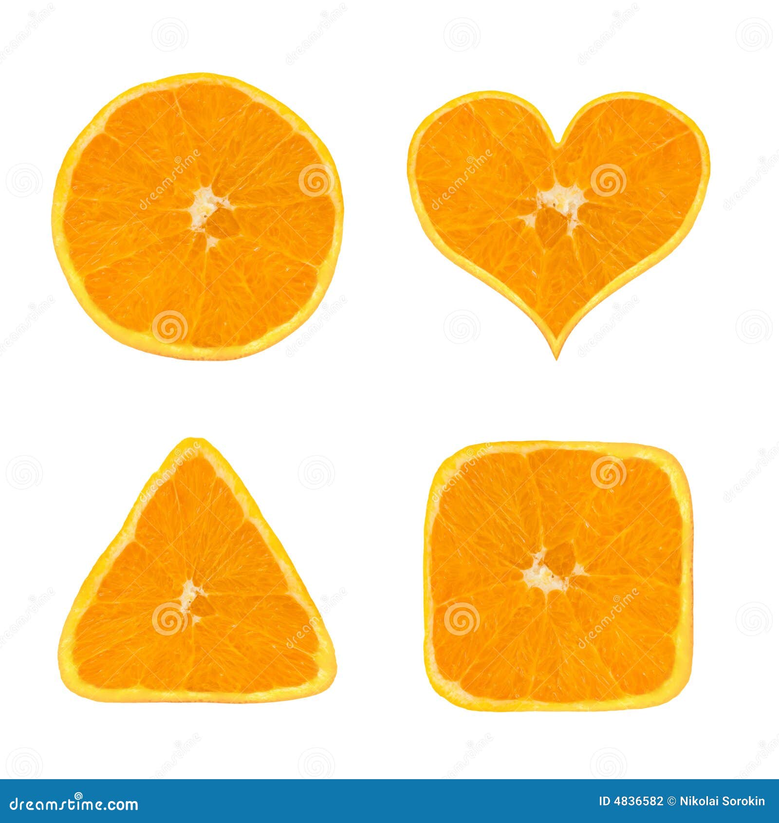 Vormen van oranje fruit stock foto. Image of voorwerpen - 4836582