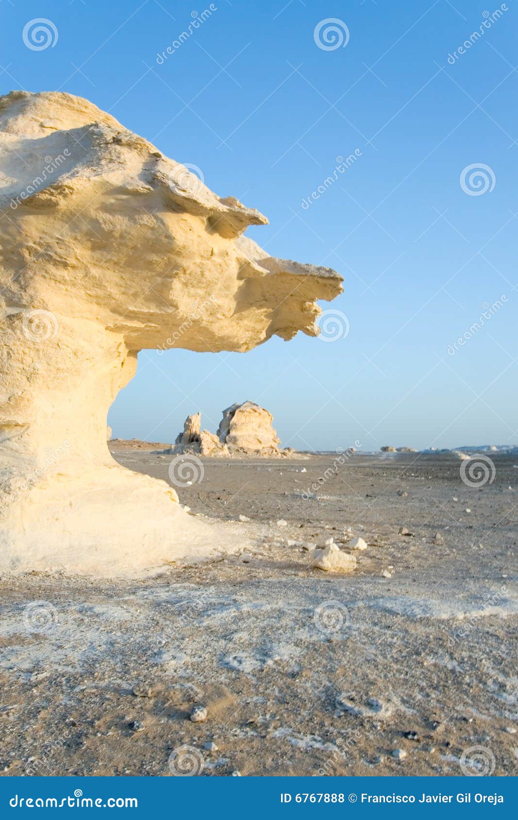 Vormingen in De Witte Woestijn Stock Foto - Image of solitair, kalm ...