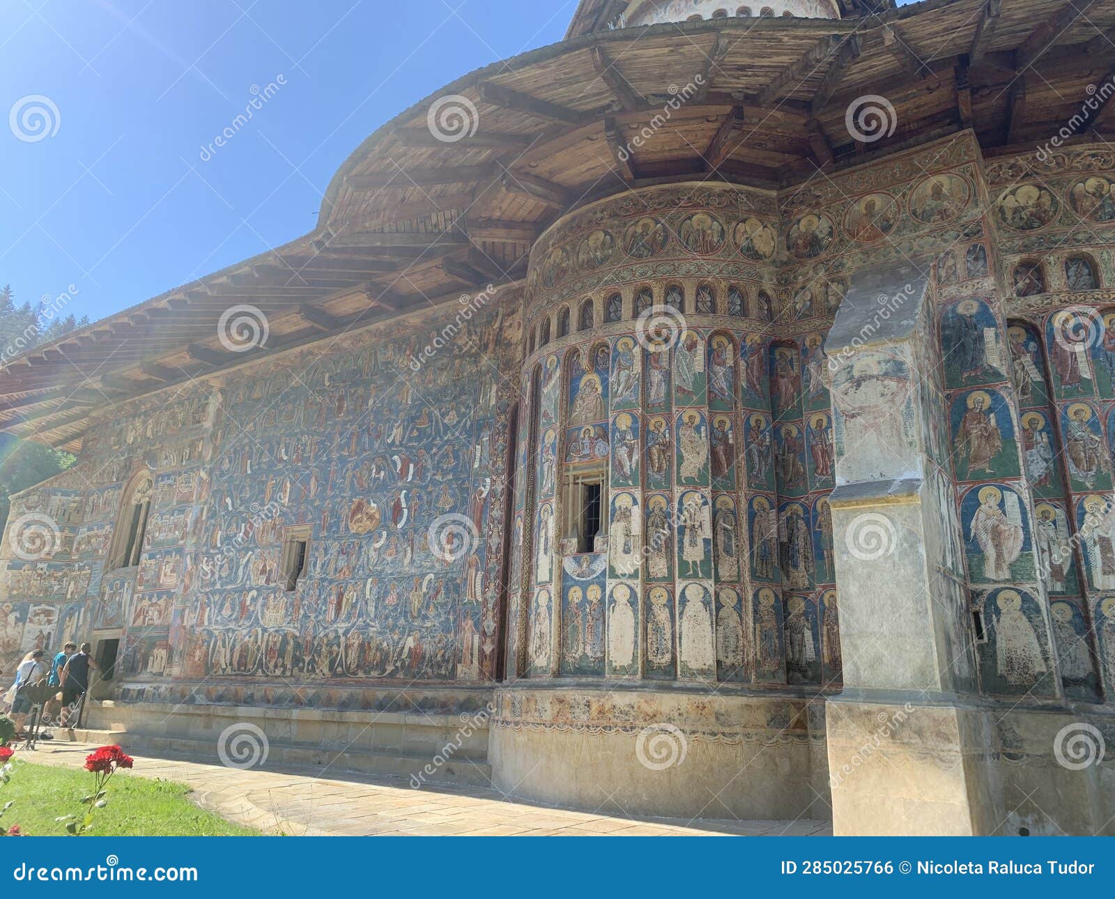 The Voronet Monastery is a Medieval Monastery in the Romanian Village of Voronet Editorial Photo ...