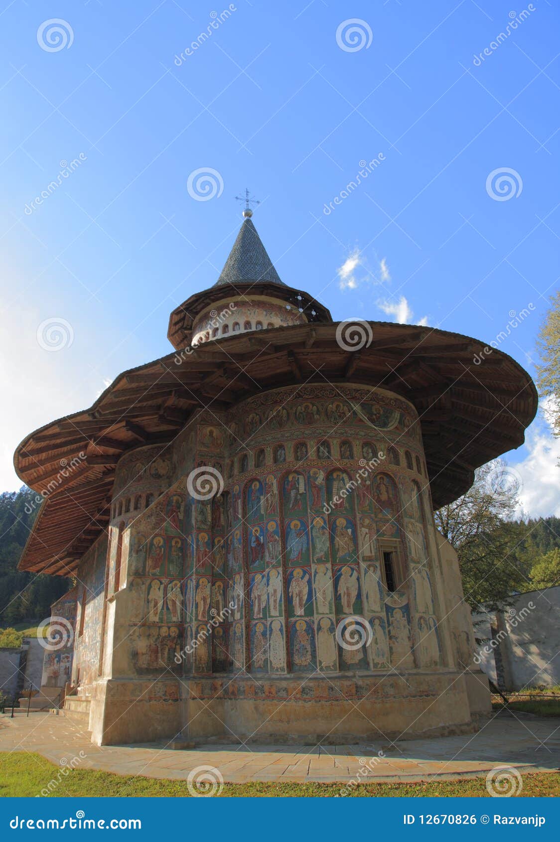 Voronet Monastery, Texture Royalty-Free Stock Photo | CartoonDealer.com ...