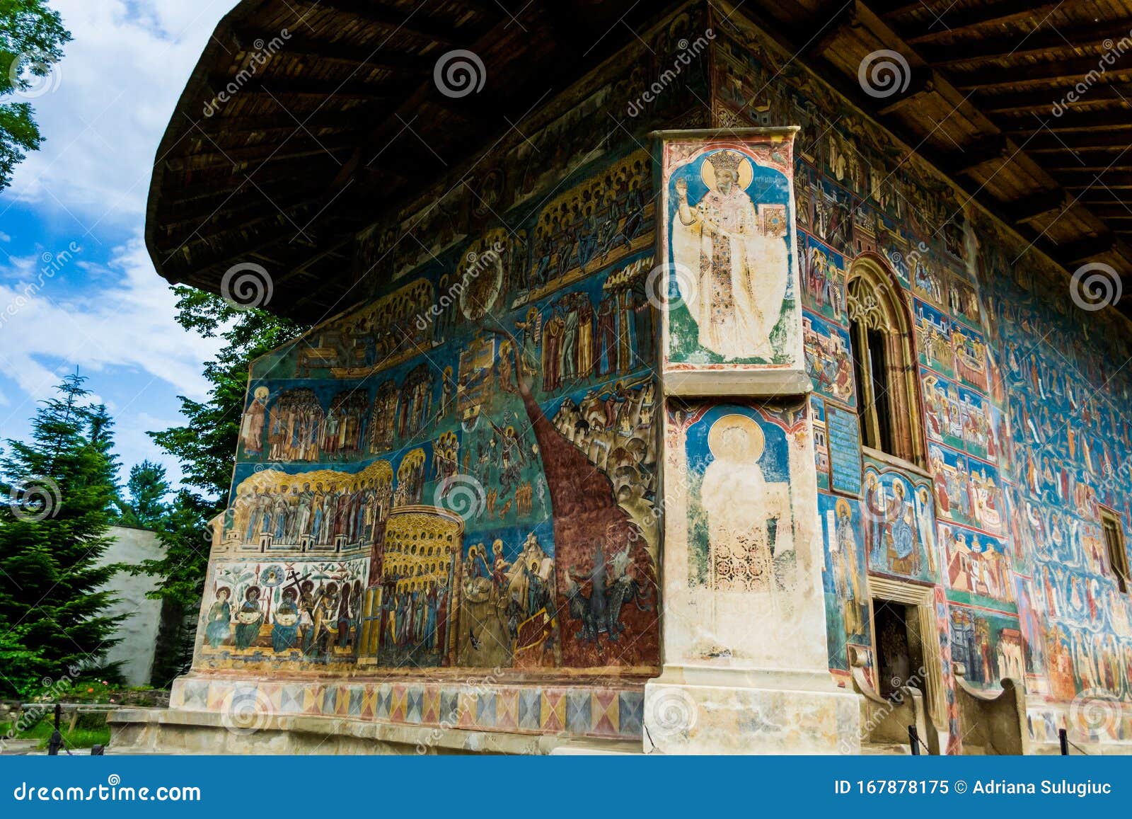 Voronet Monastery or the Sistine Chapel of the East Editorial Image ...