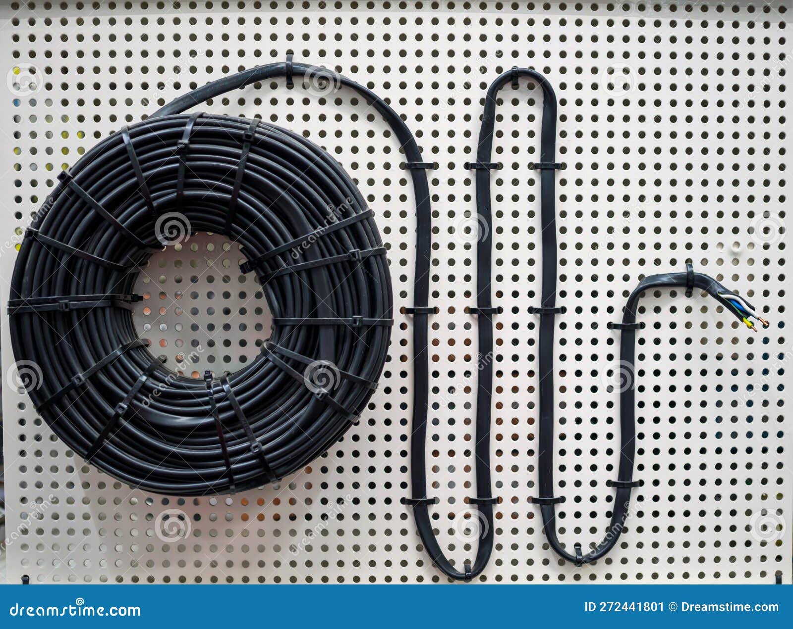Coil of Electrical Cable As a Showcase Sample Editorial Photo - Image ...