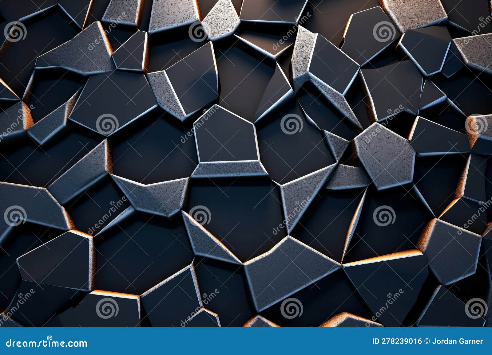 Graphite Tiles Background Texture - Layered Voronoi Block Abstract ...