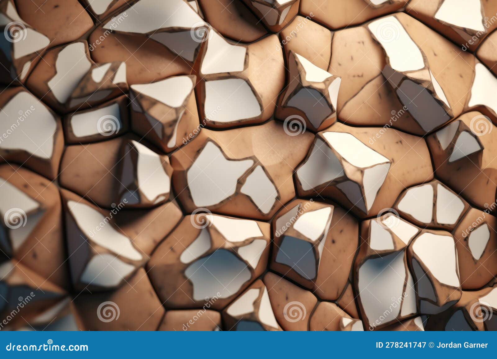 Voronoi Details Medium Stylish Seamless Tiled Texture Height Map Normal ...