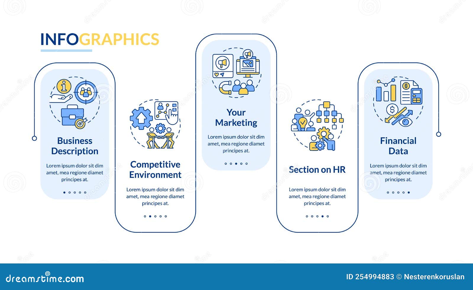 Vorteile Der Unternehmensplanung Rechteck Infographische Vorlage Vektor ...