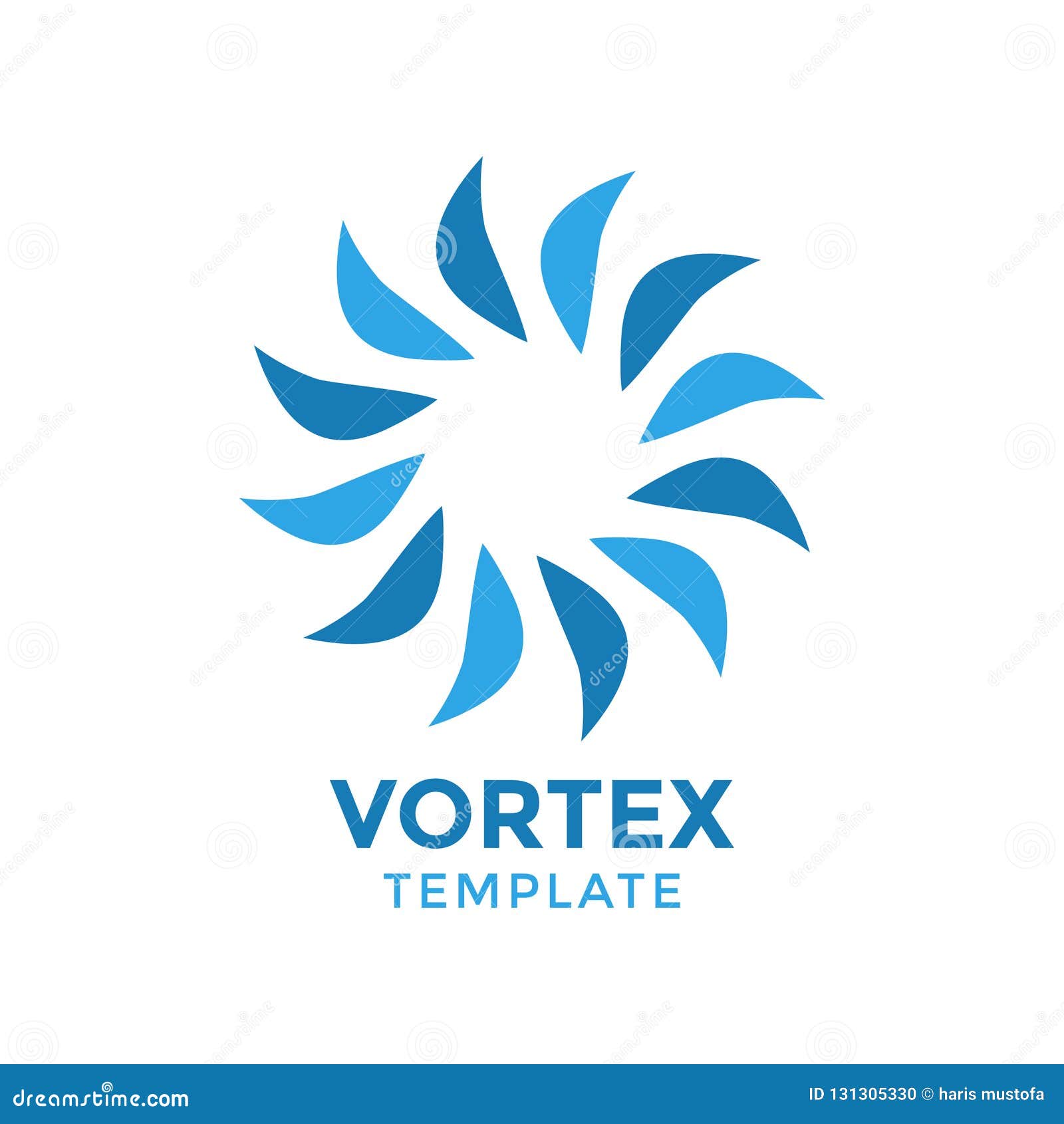 Vortex Abstract Graphic Design Template Vector Illustration Stock ...