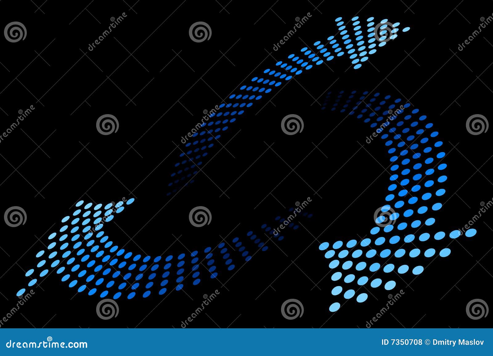 Vortex Arrow stock vector. Illustration of spin, spot - 7350708