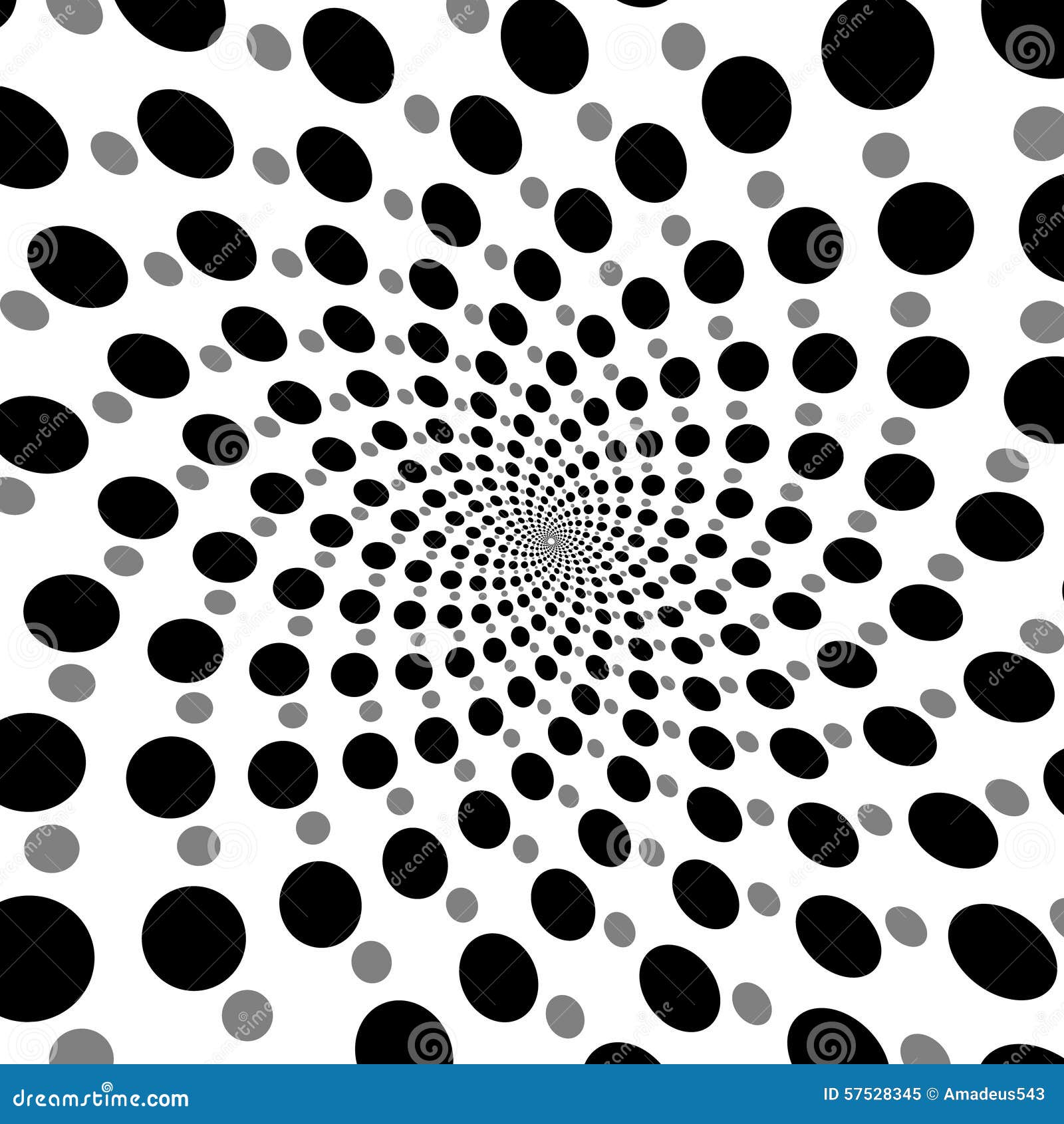 Vortex Black and White Design Background Vector Stock Vector - Illustration of white, vortex ...