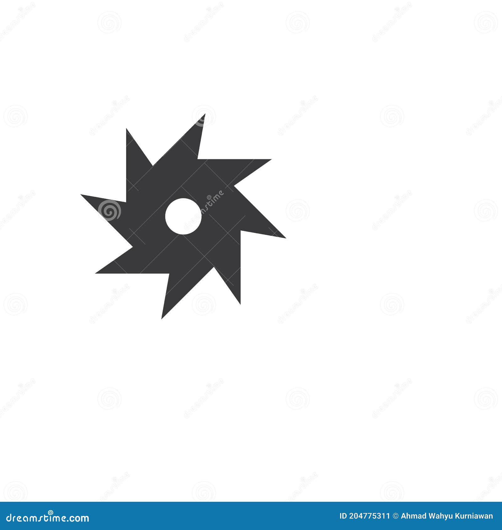 Vortex Flat Logo. Blue Letter Emblem. O Monogram. Dynamic Swirl. Vector ...