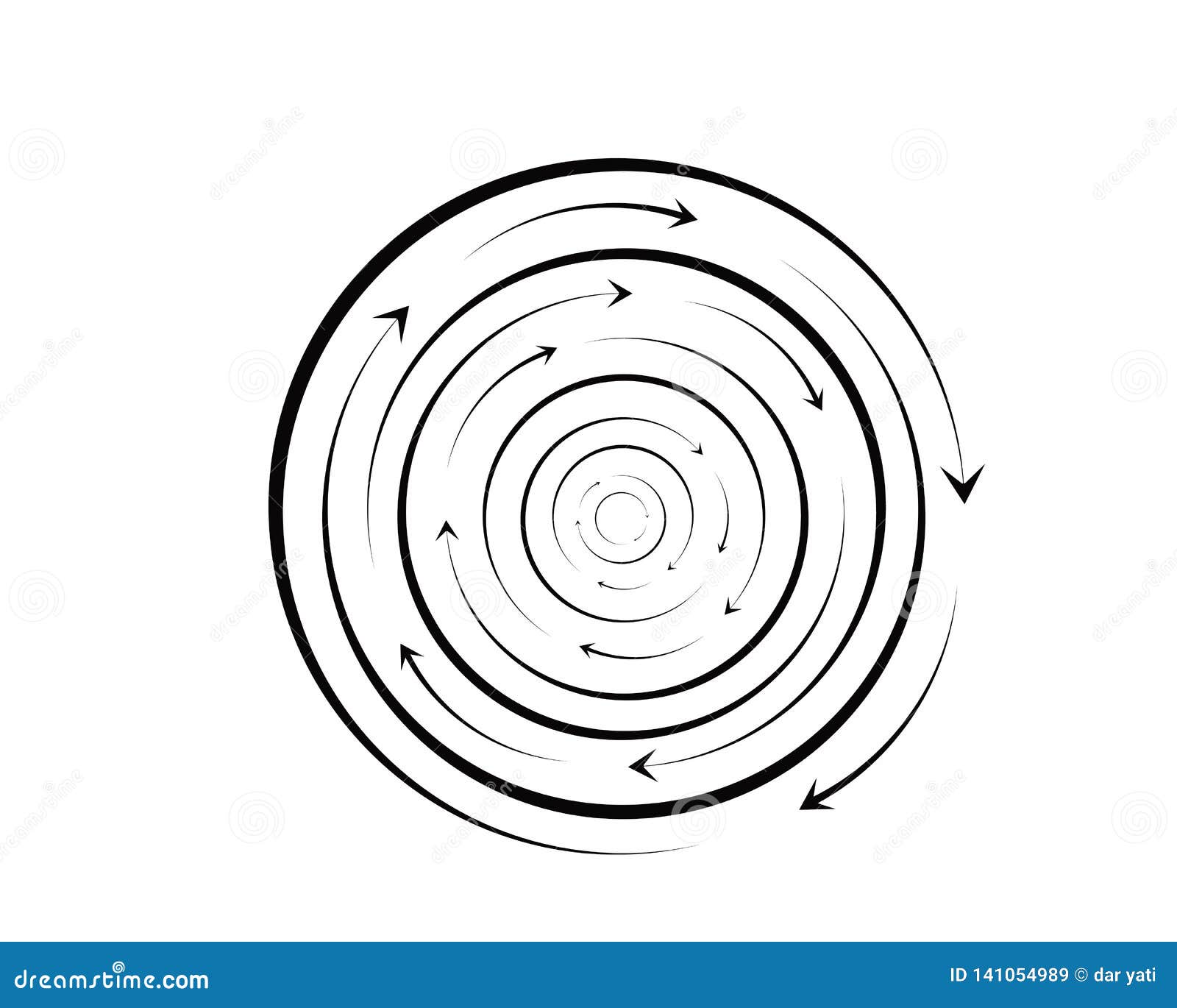 Vortex Circle Logo and Symbols Template Stock Vector - Illustration of ...