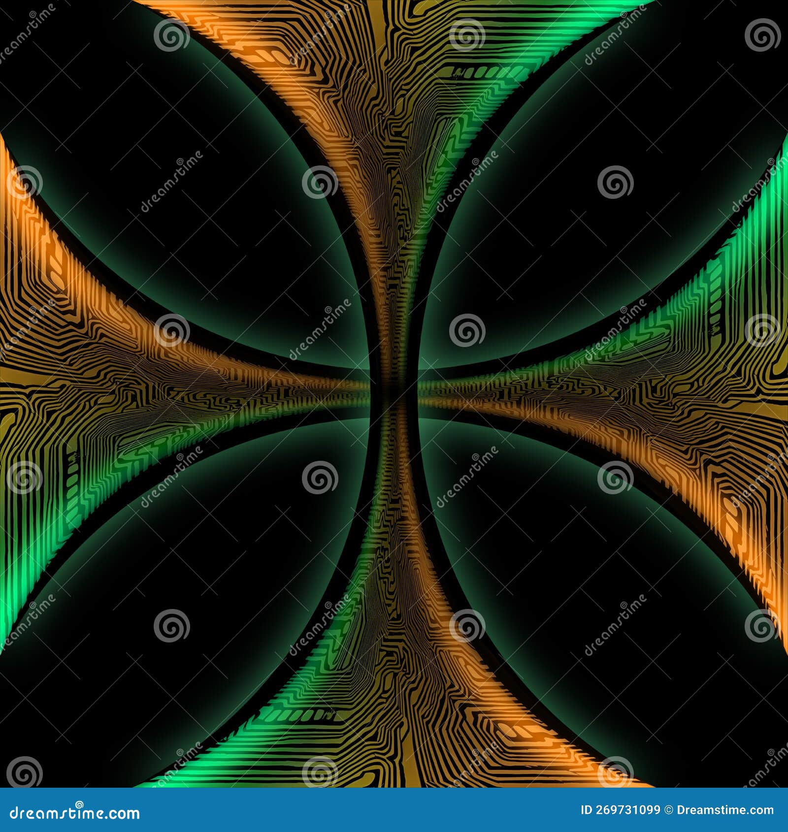 Vortex Circuit Dimension Tile High Tech Technology Digital Internet ...