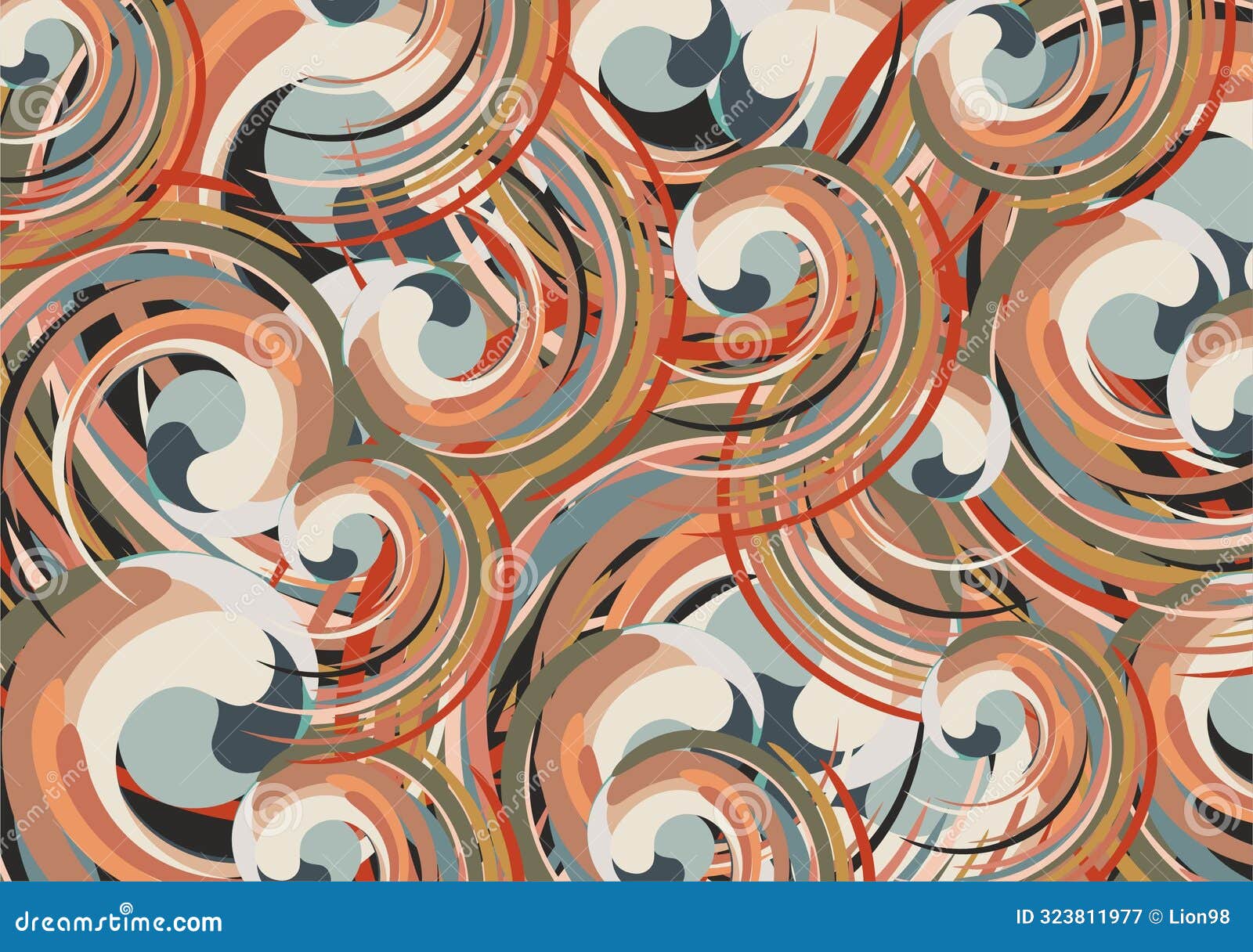Vortex Colored Backdrop for Textiles or Covers Stock Illustration ...