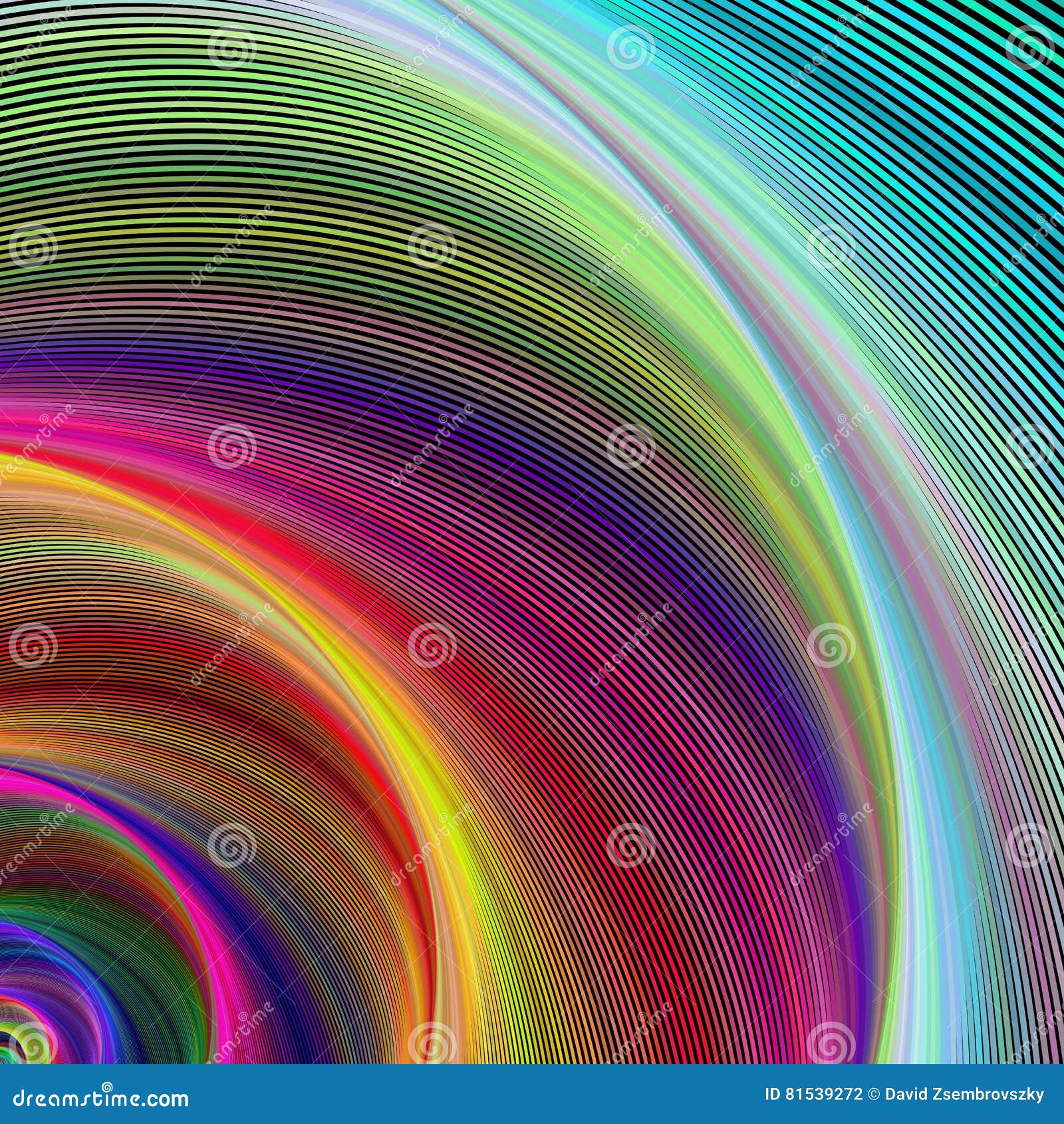 Vortex of colors stock vector. Illustration of digital - 81539272