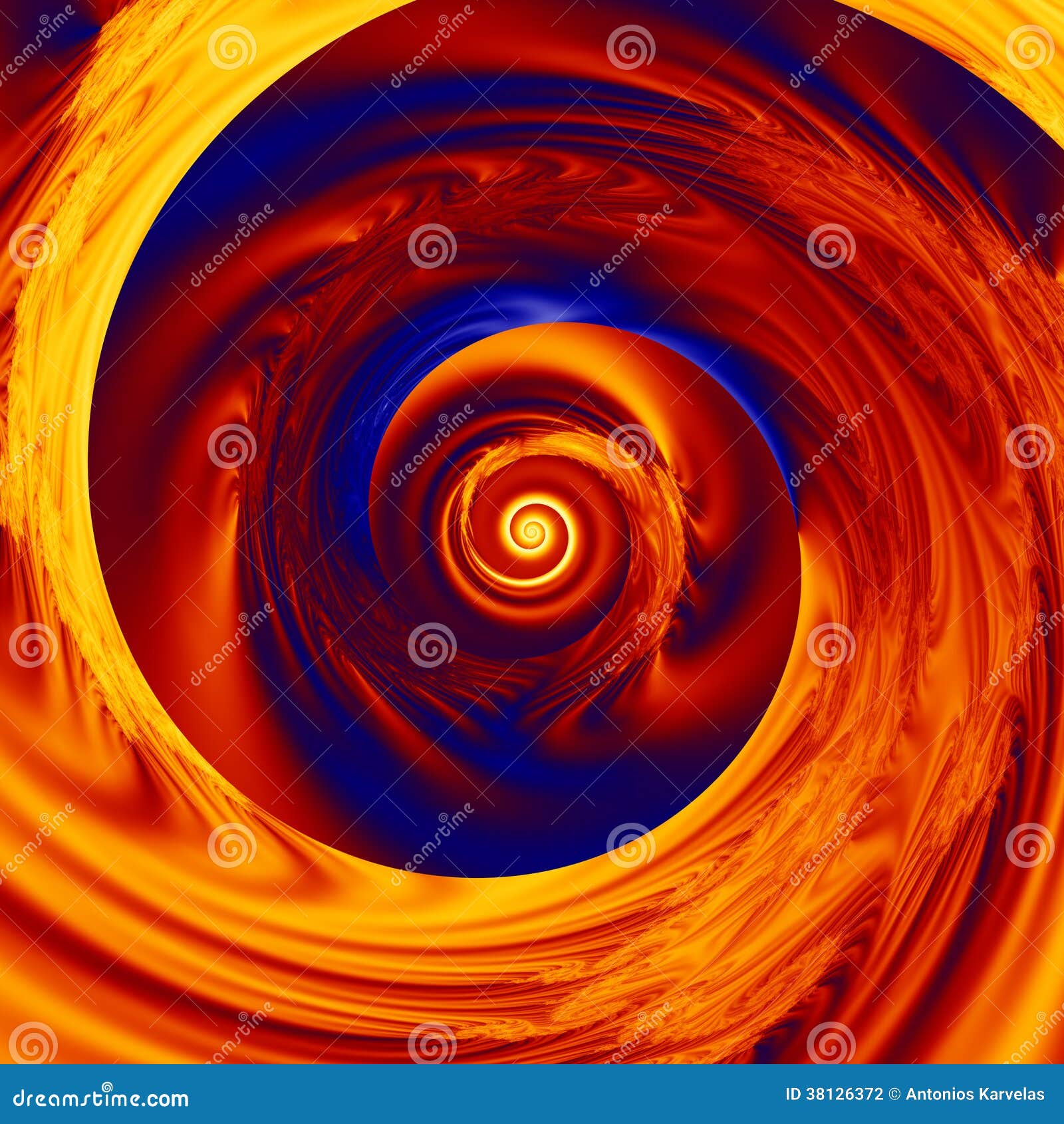 Vortex of Colors stock illustration. Illustration of motion - 38126372