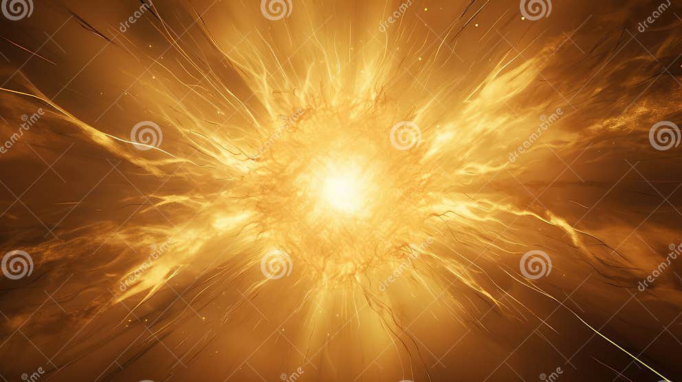 Vortex Gold Explosion Background Stock Illustration - Illustration of ...