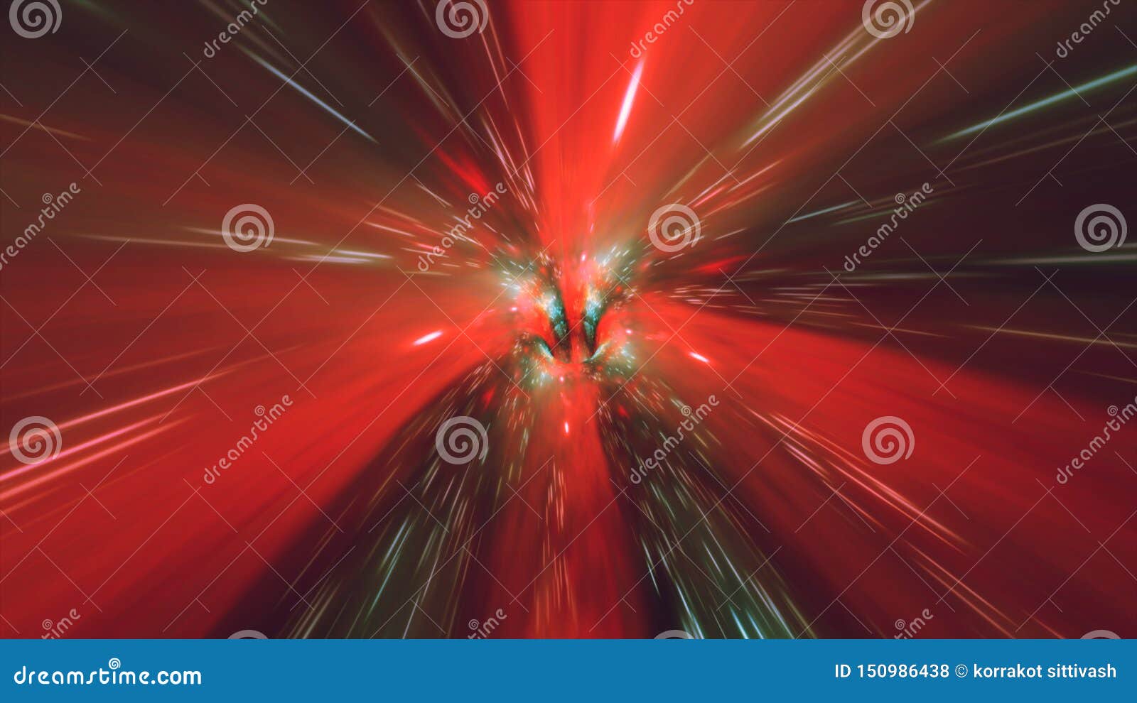 Vortex Hyperspace Tunnel Wormhole Time and Space, Warp Science Fiction ...