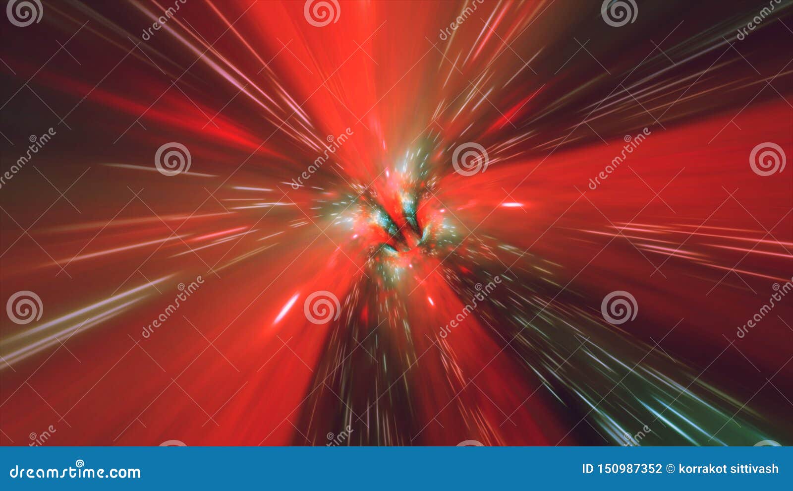 Vortex Hyperspace Tunnel Wormhole Time and Space, Warp Science Fiction ...