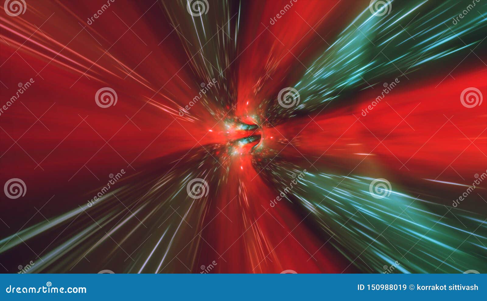 Vortex Hyperspace Tunnel Wormhole Time and Space, Warp Science Fiction ...