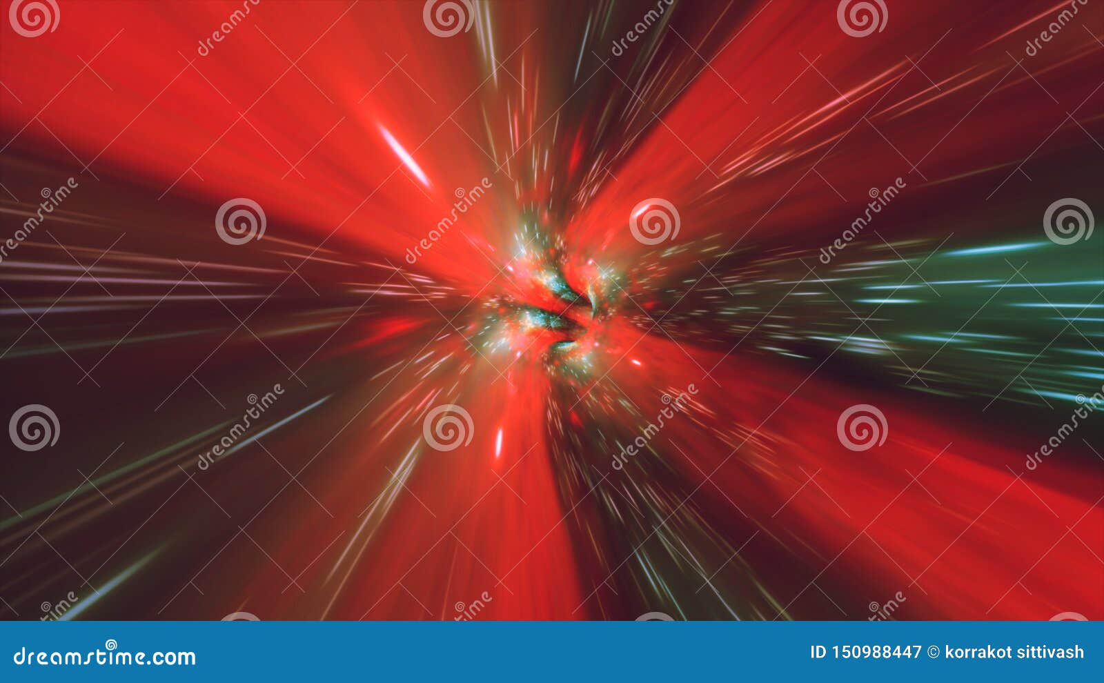 Vortex Hyperspace Tunnel Wormhole Time and Space, Warp Science Fiction ...