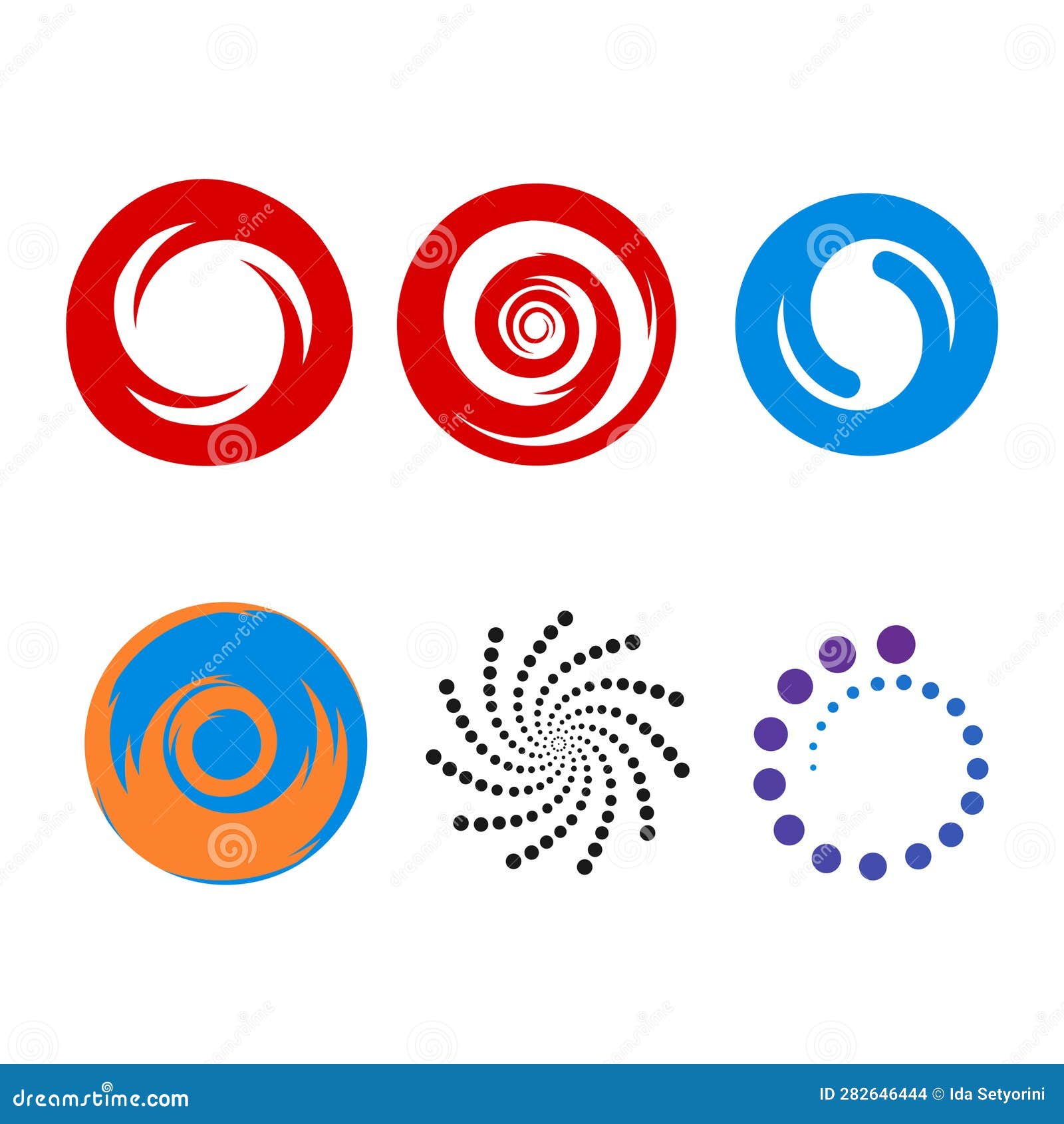 Vortex icon logo vector stock illustration. Illustration of circular ...