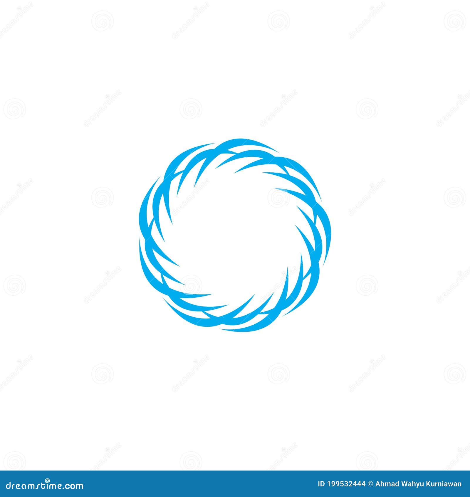 Vortex icon stock vector. Illustration of water, spiral - 199532444