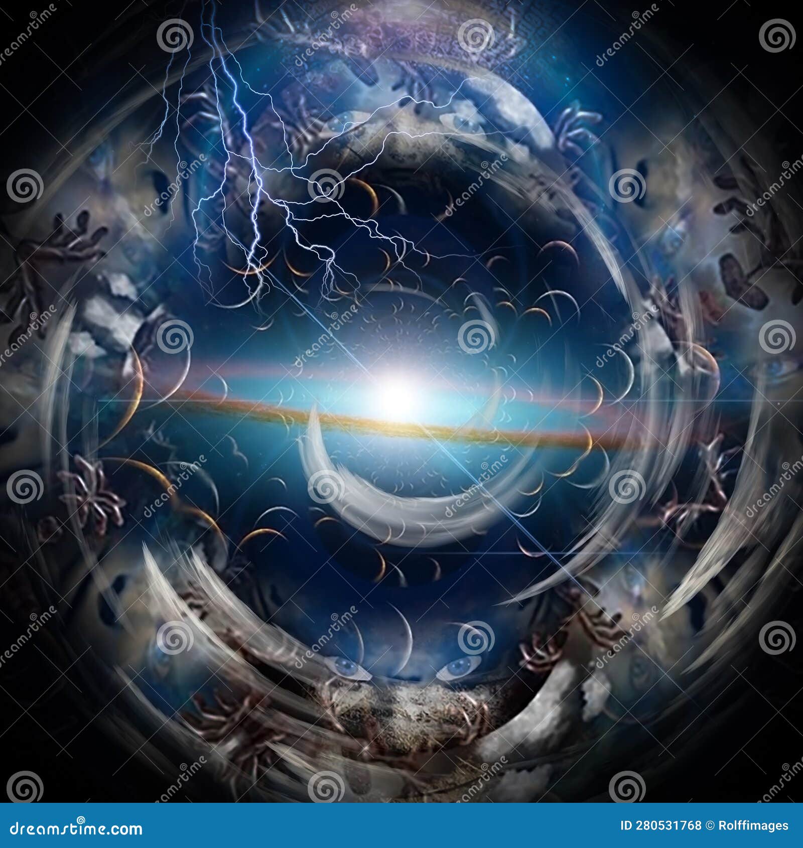 The vortex of insanity stock photo. Image of fantasy - 280531768