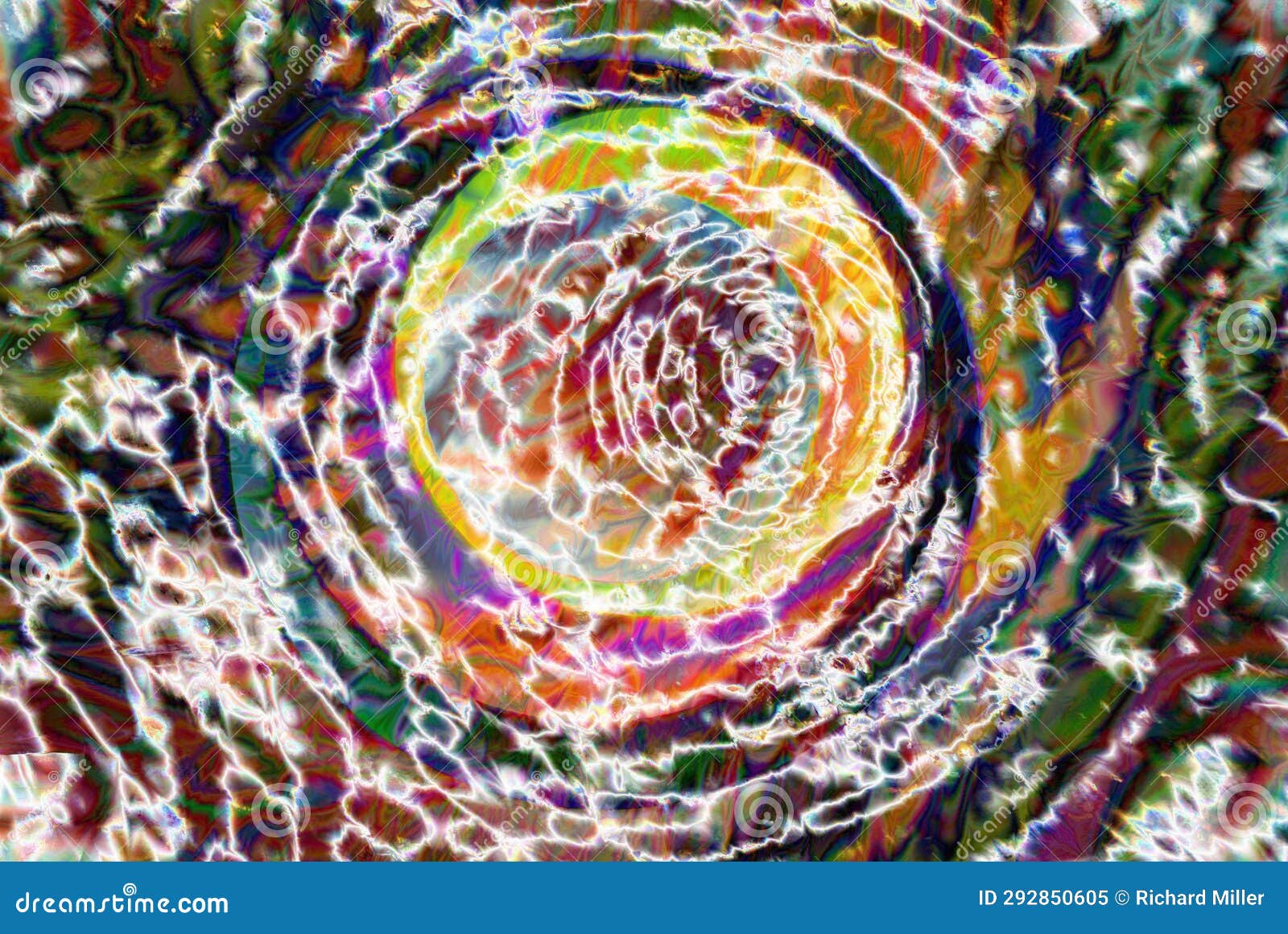 Vortex Lightning Abstract Painting Stock Illustration - Illustration of ...