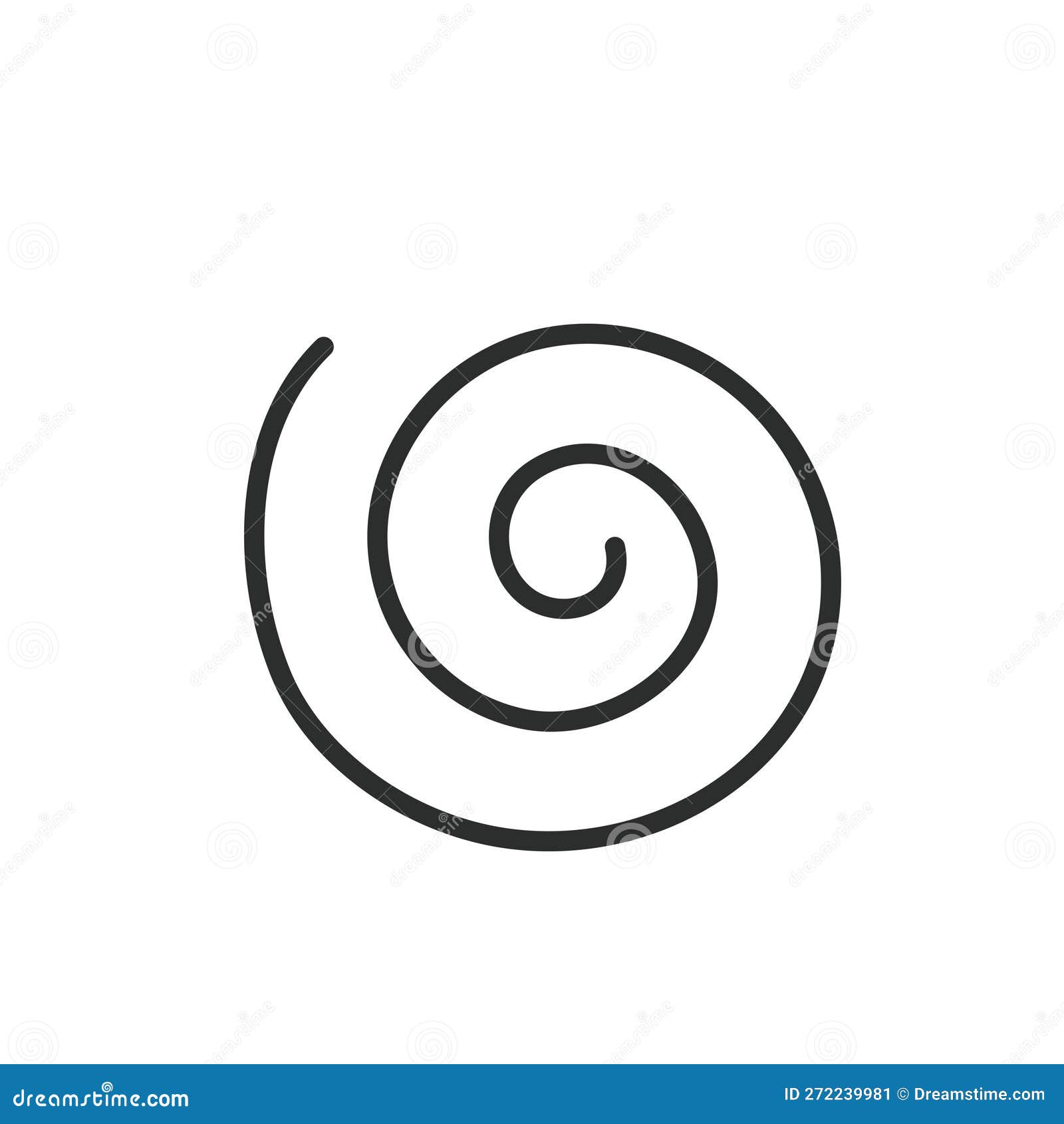 Vortex Line Icon Vector Illustration Element Design Template Stock ...