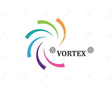 Vortex Logo Icon Wave and Spiral Vector Stock Vector - Illustration of ...
