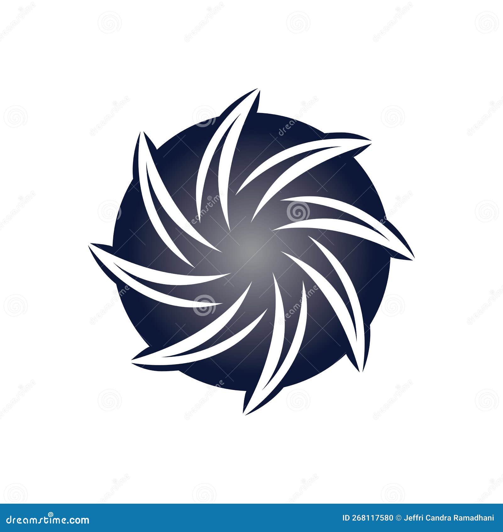 Vortex Logo Symbol Icon Illustration Stock Vector - Illustration of ...
