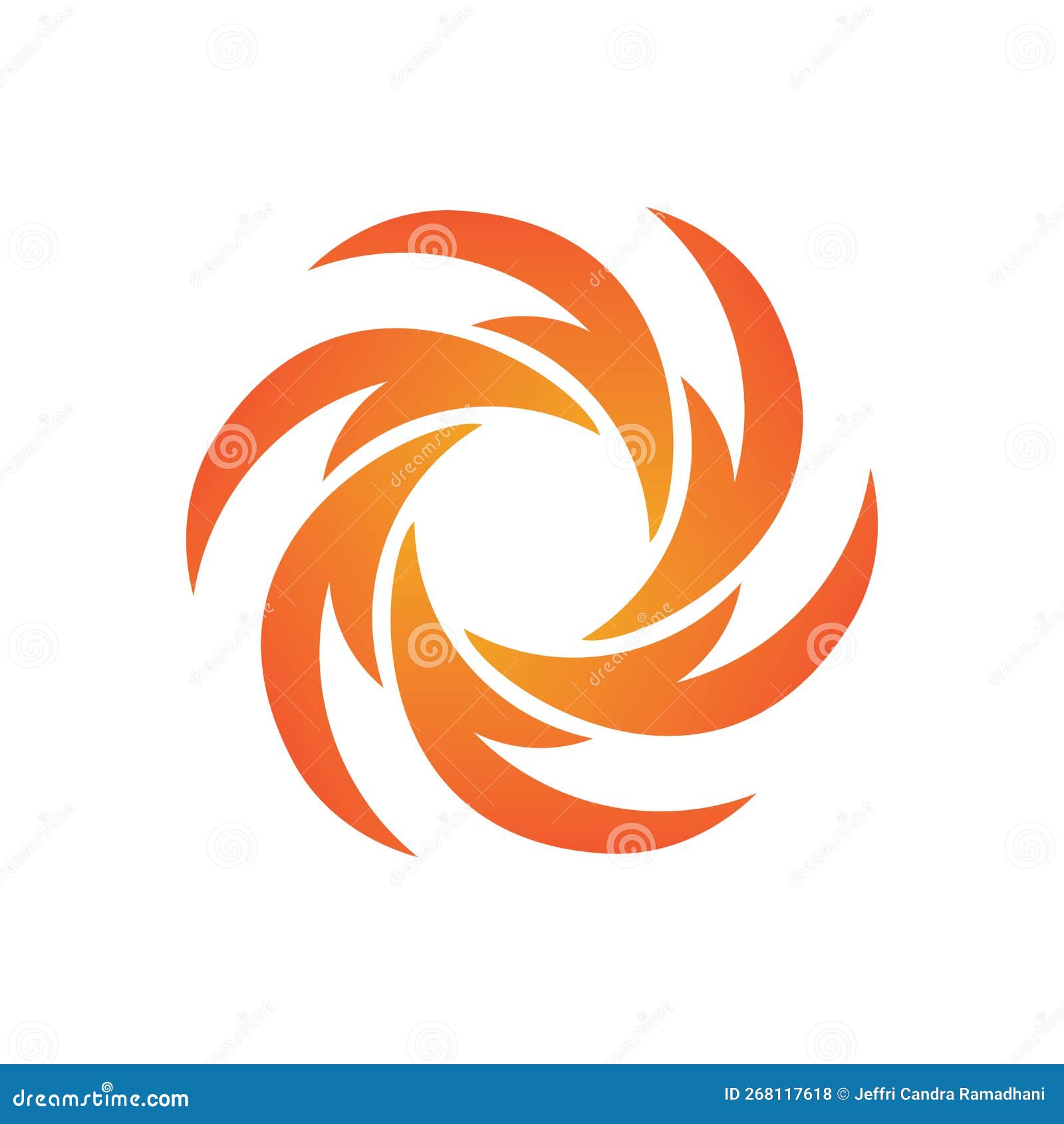 Vortex Logo Symbol Icon Illustration Stock Vector - Illustration of ...