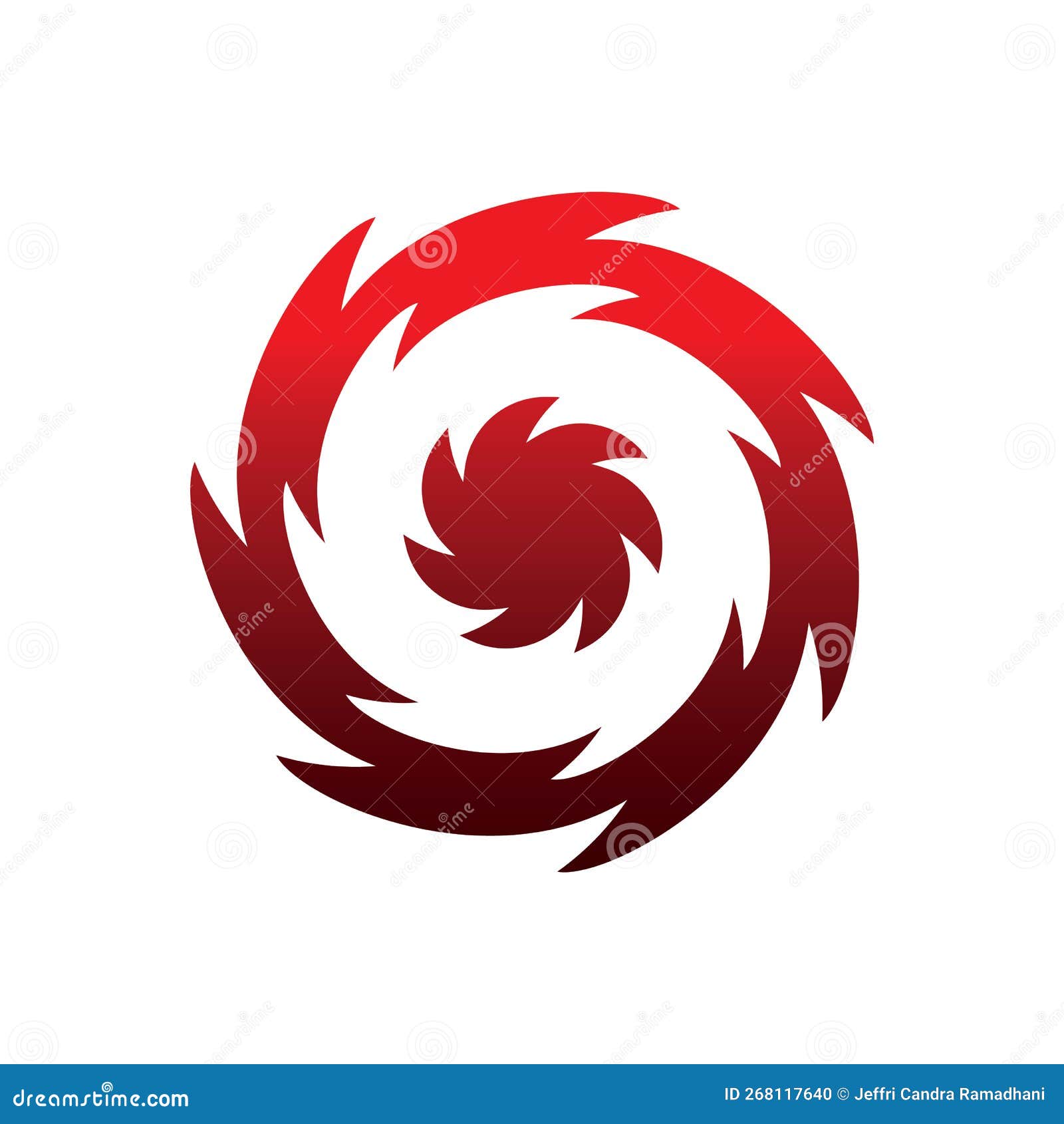 Vortex Logo Symbol Icon Illustration Stock Vector - Illustration of ...