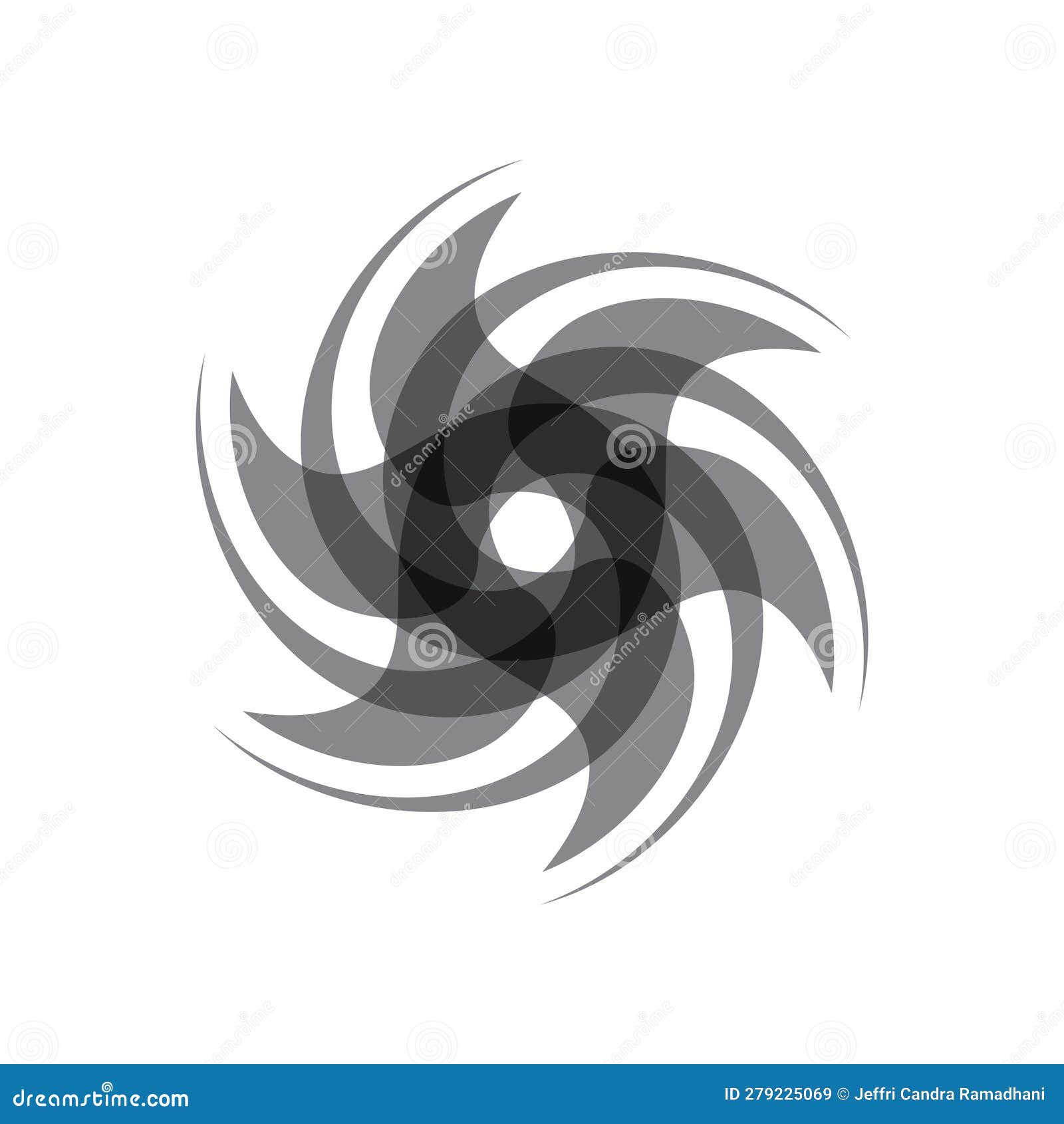 Vortex Logo Symbol Icon Illustration Stock Vector - Illustration of ...