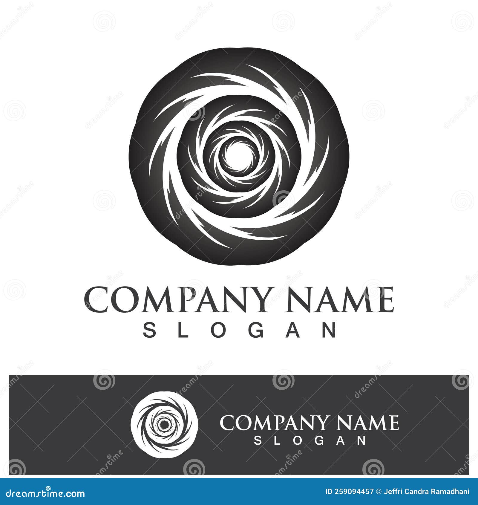 Vortex Logo Symbol Icon Illustration Stock Vector - Illustration of ...