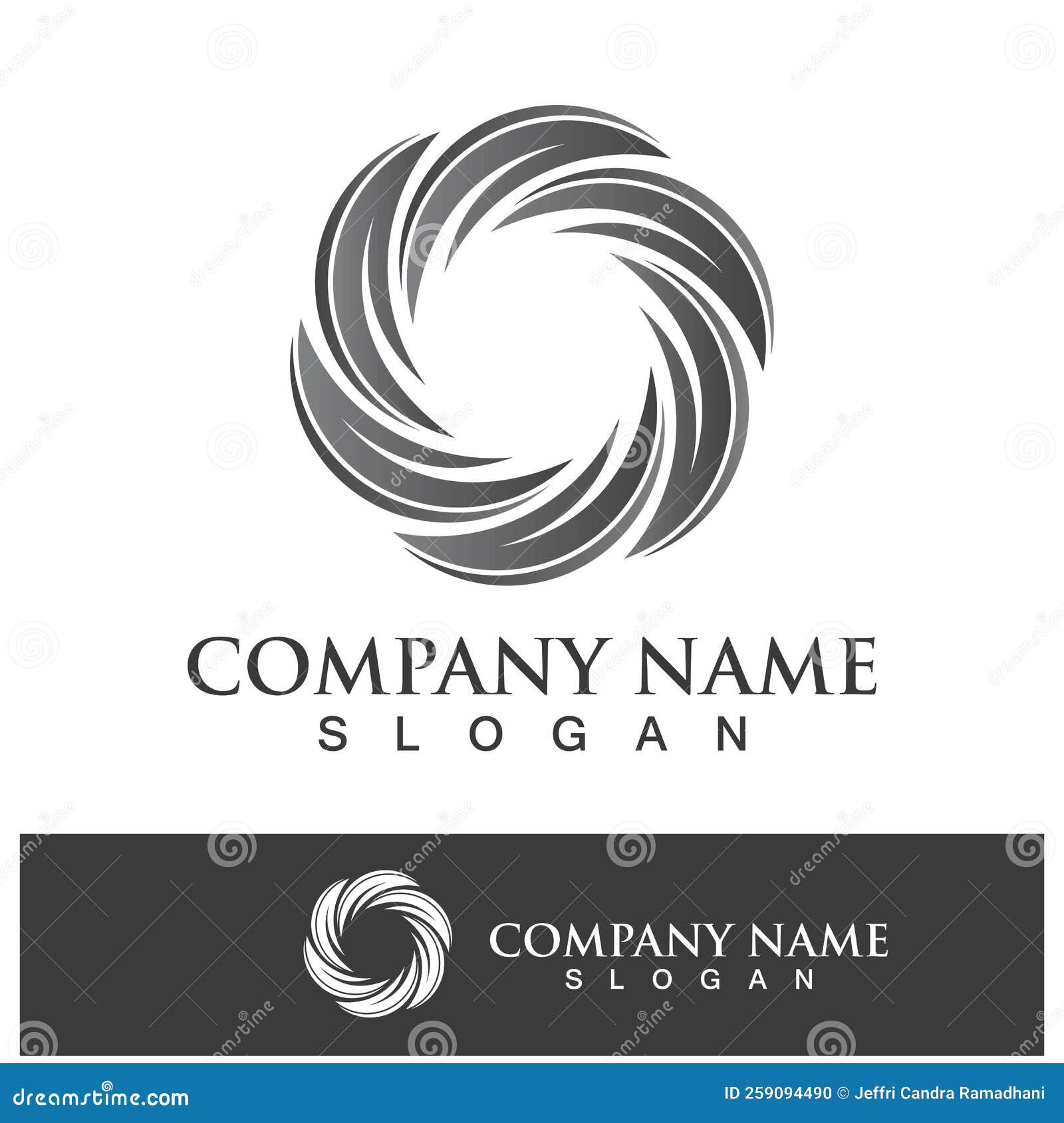 Vortex Logo Symbol Icon Illustration Stock Vector - Illustration of ...