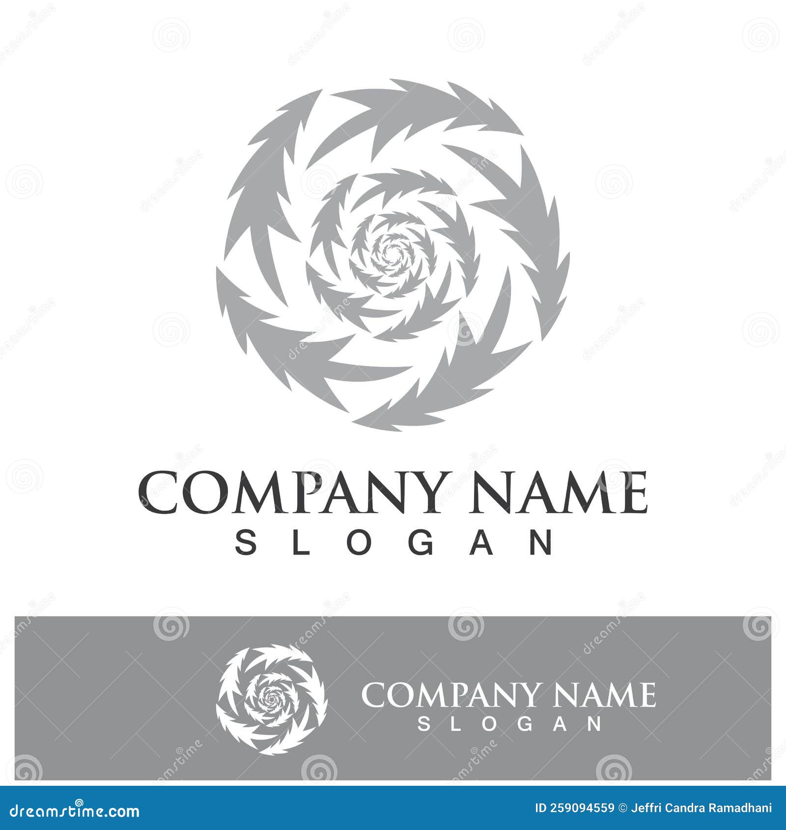 Vortex Logo Symbol Icon Illustration Stock Vector - Illustration of ...