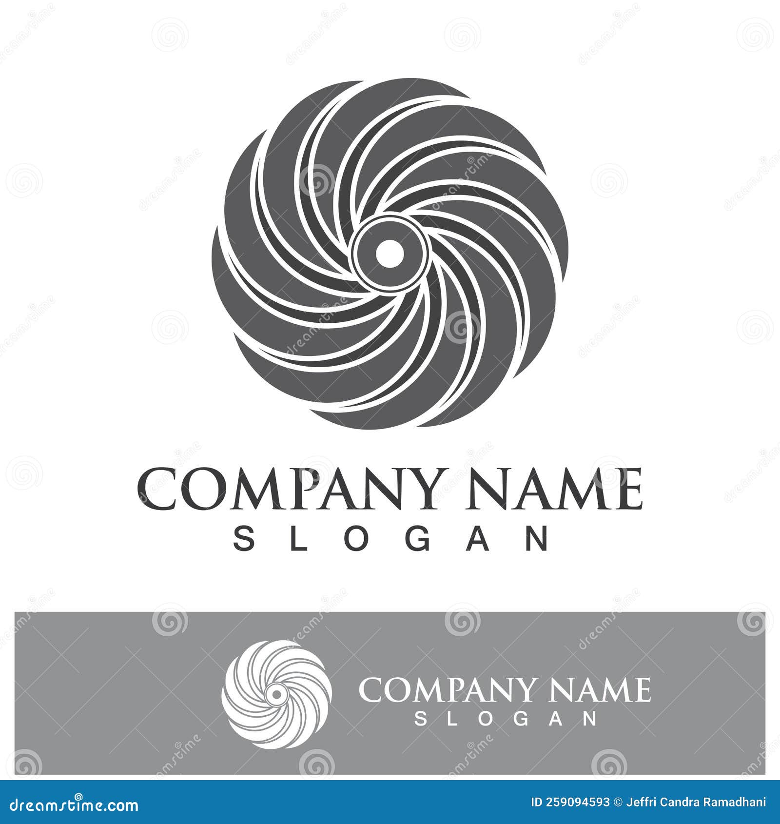 Vortex Logo Symbol Icon Illustration Stock Vector - Illustration of ...