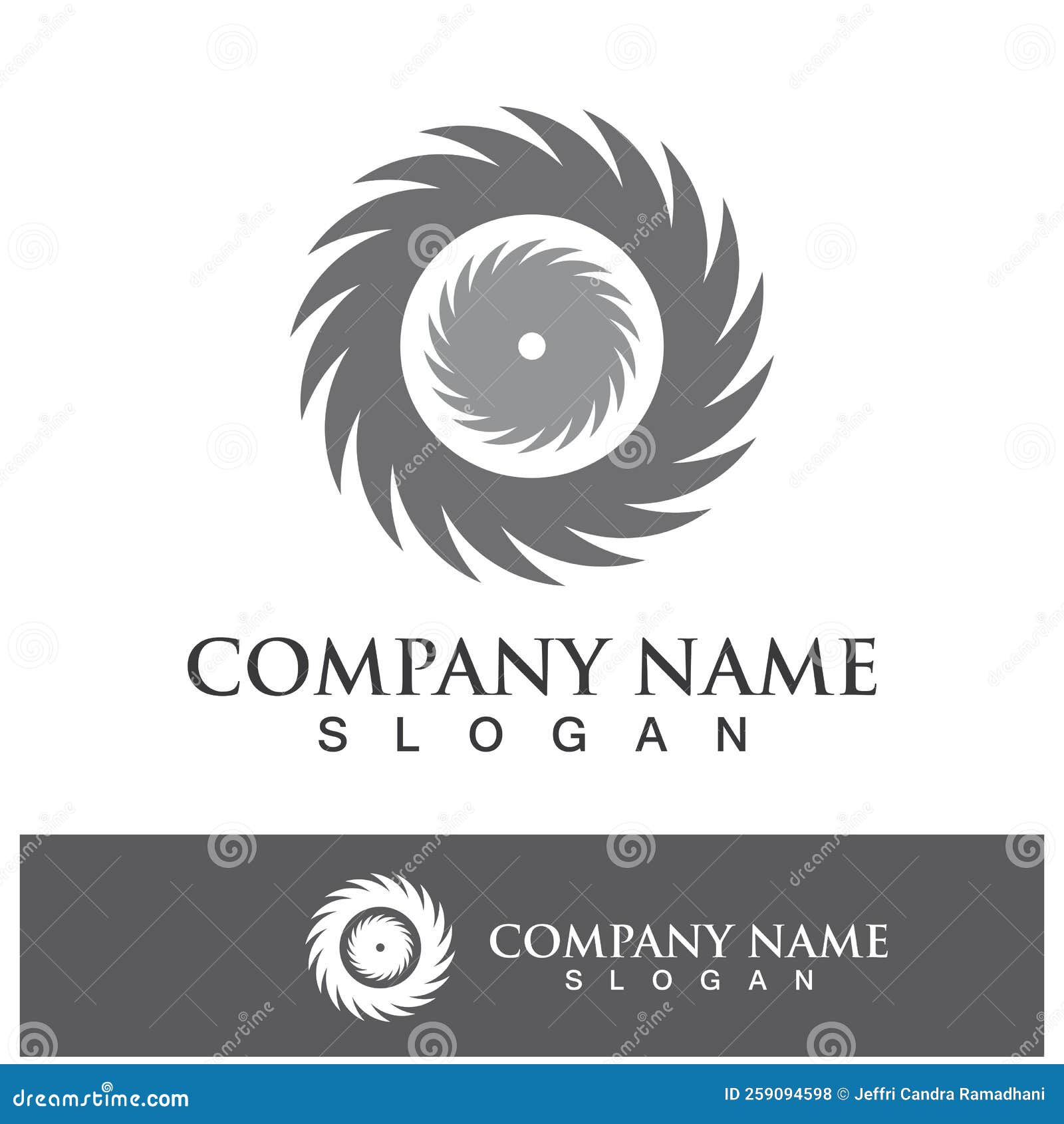 Vortex Logo Symbol Icon Illustration Stock Vector - Illustration of ...