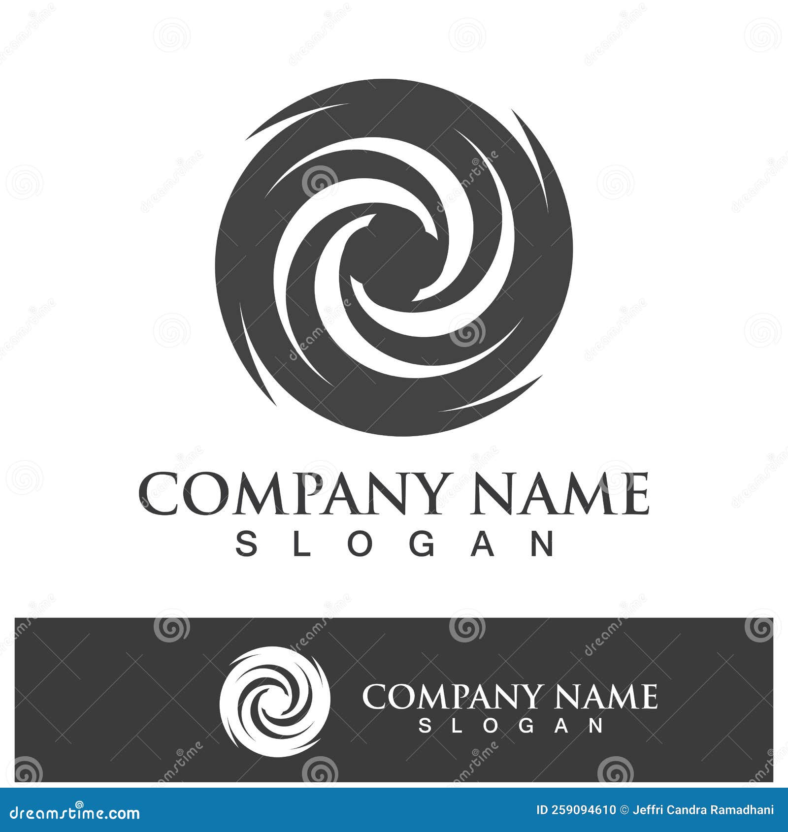 Vortex Logo Symbol Icon Illustration Stock Vector - Illustration of ...