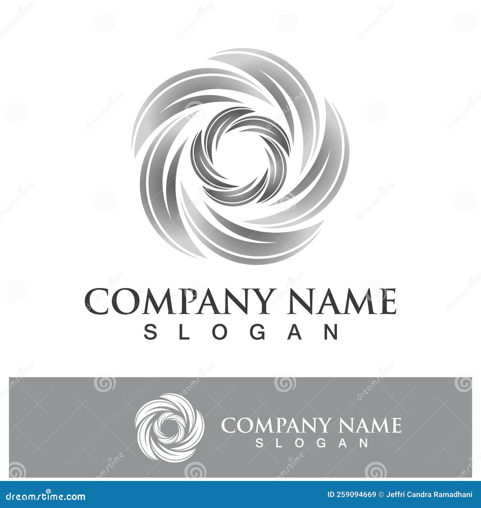 Vortex Logo Symbol Icon Illustration Stock Vector - Illustration of ...