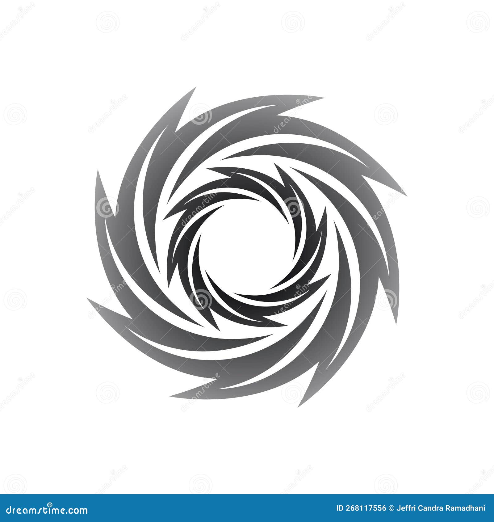 Vortex Logo Symbol Icon Illustration Stock Vector - Illustration of ...