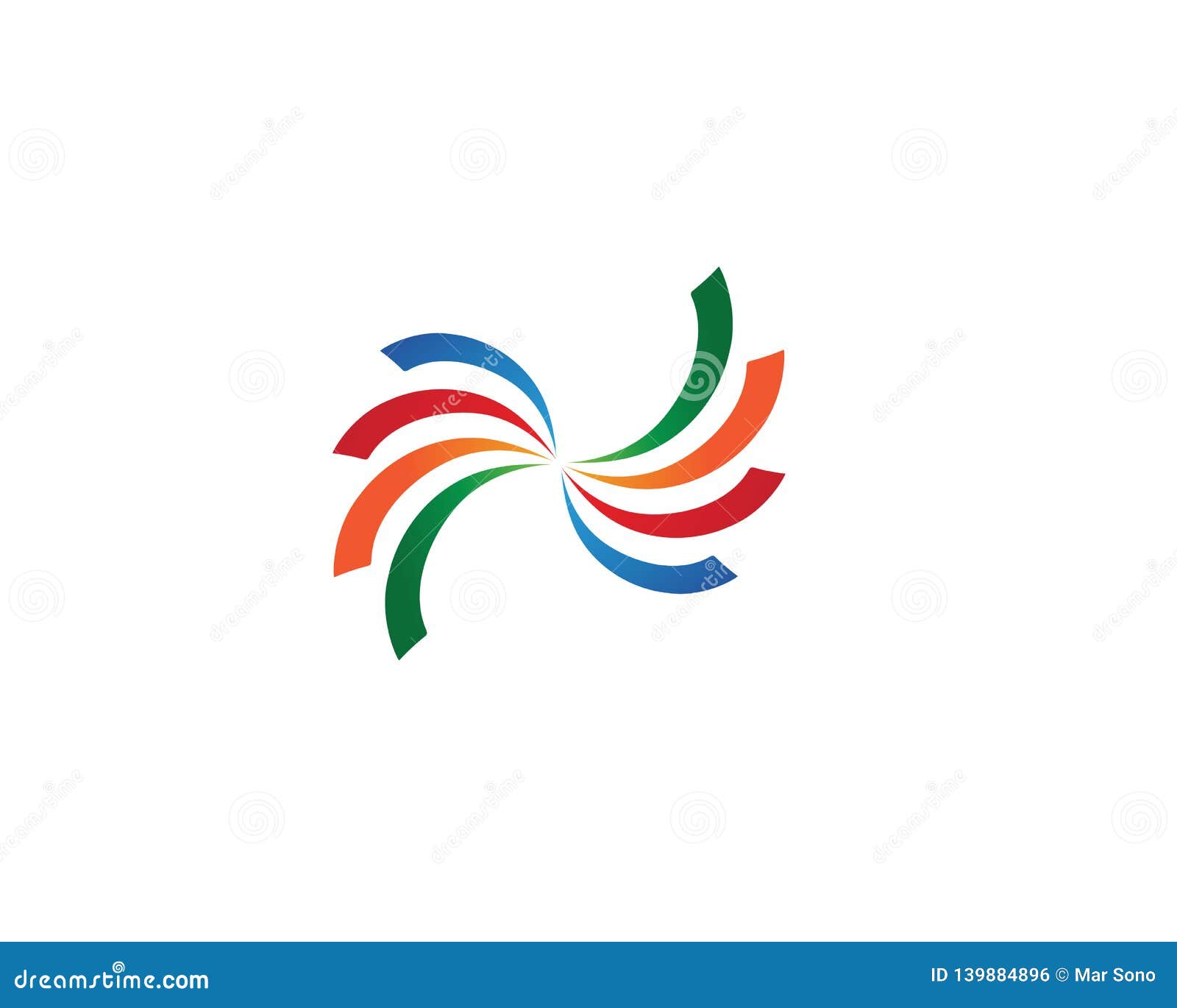 Vortex Logo and Symbol Vector Stock Vector - Illustration of blue ...