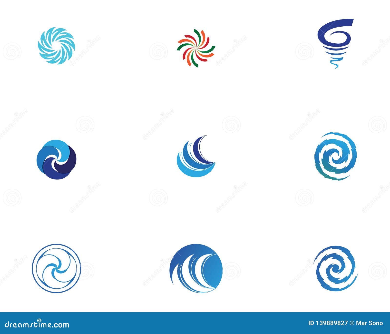 Vortex Logo and Symbol Vector Stock Vector - Illustration of spiral ...