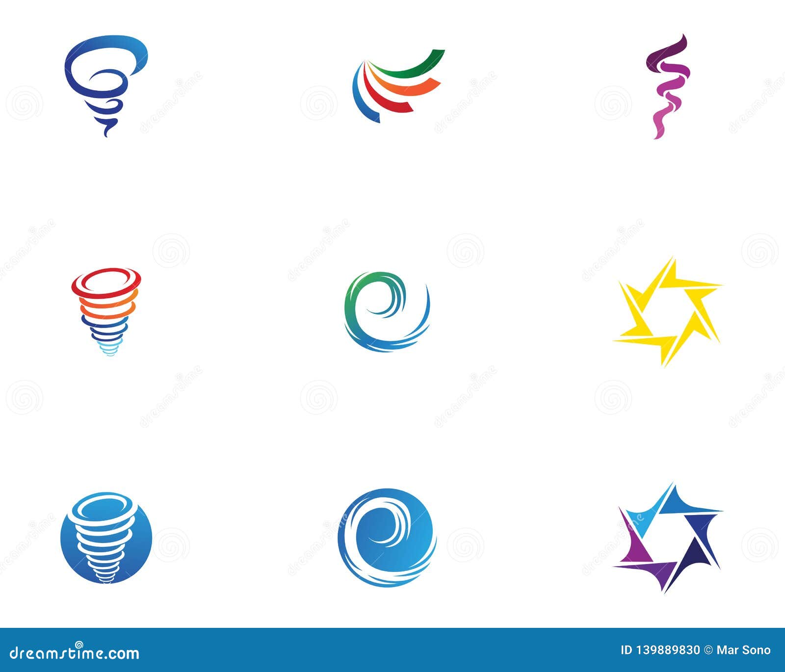 Vortex Logo and Symbol Vector Stock Vector - Illustration of modern ...