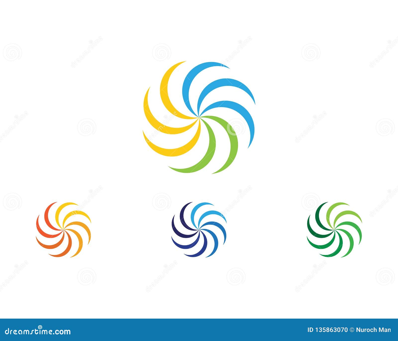 Vortex Logo and Symbols Template Vector Stock Illustration ...