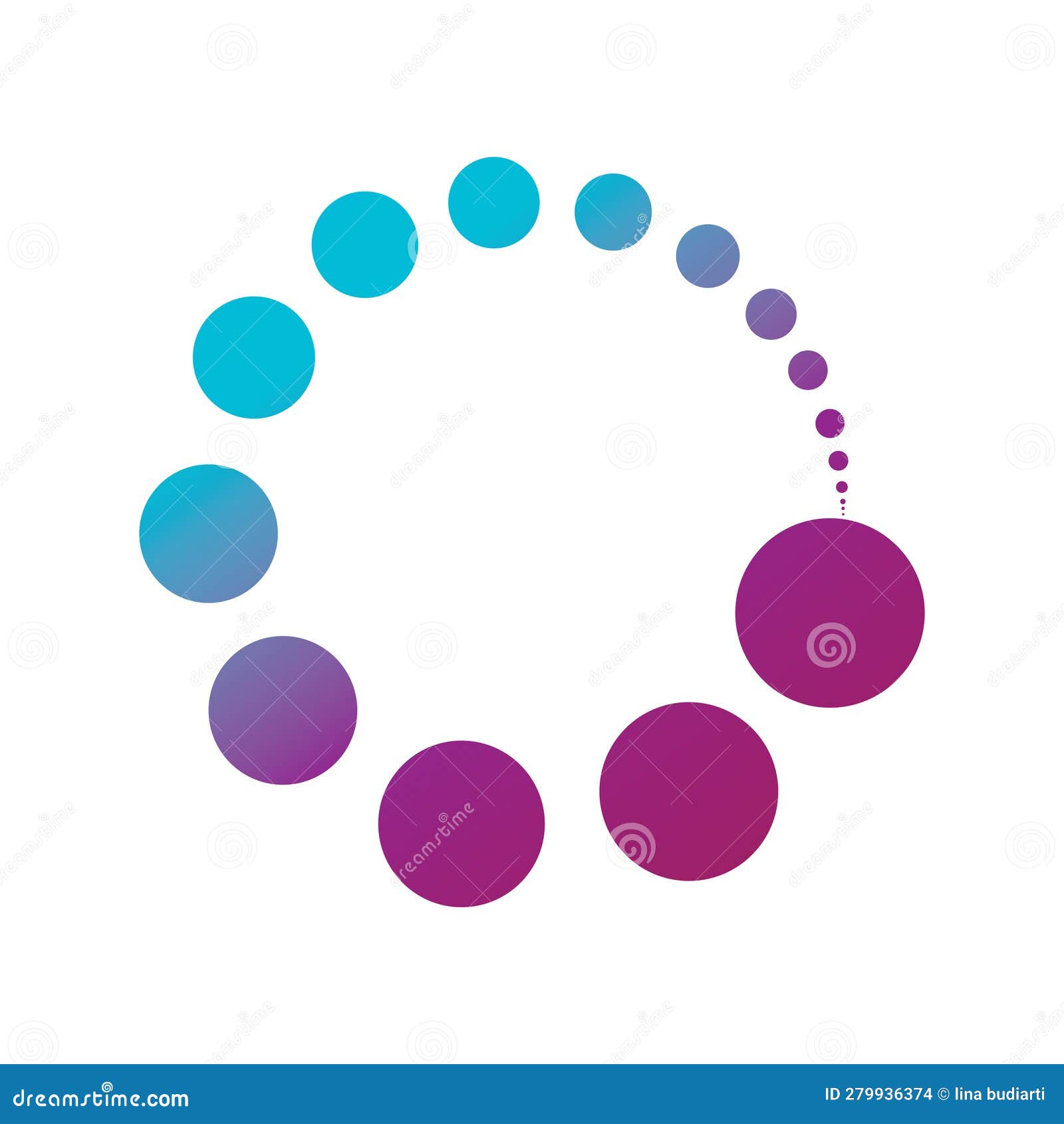 Vortex logo stock vector. Illustration of abstract, load - 279936374