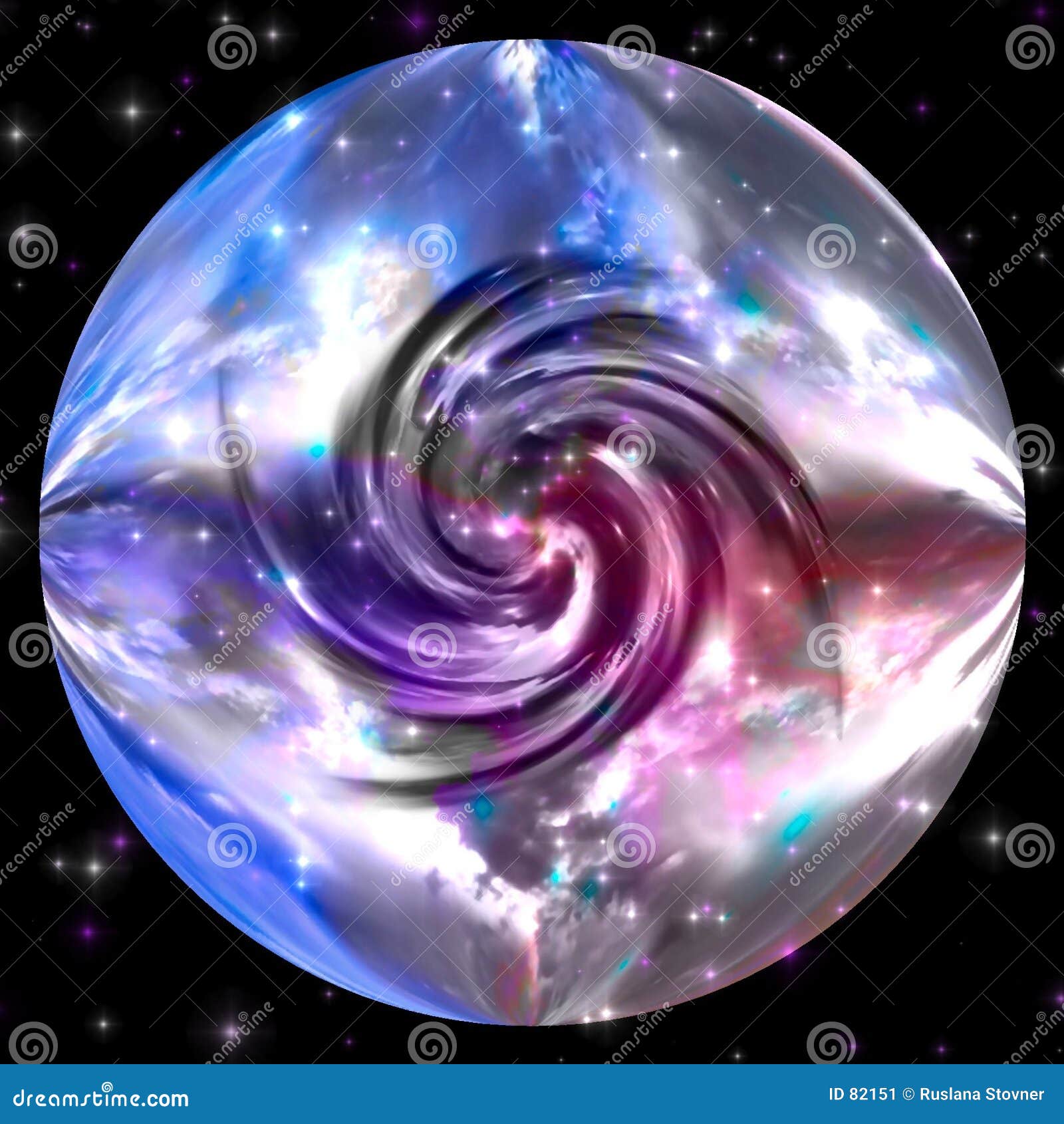Vortex of marble planet stock illustration. Illustration of sphere - 82151